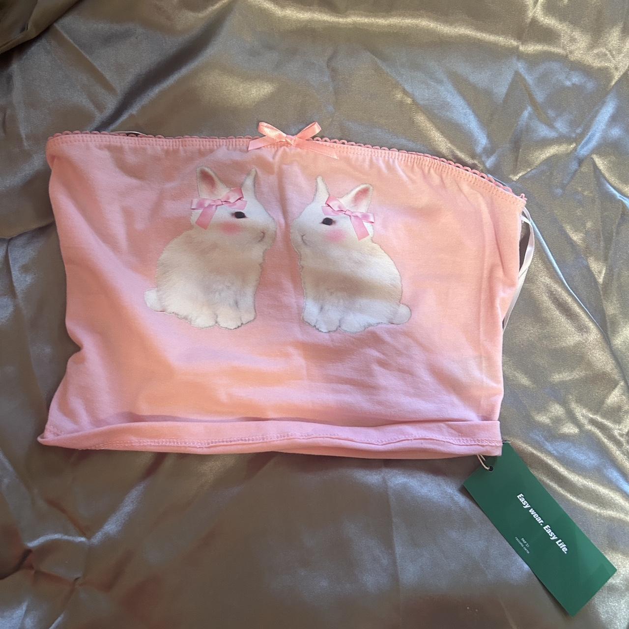 Cutesy SHEIN pink tube top that’s brand new and only... - Depop