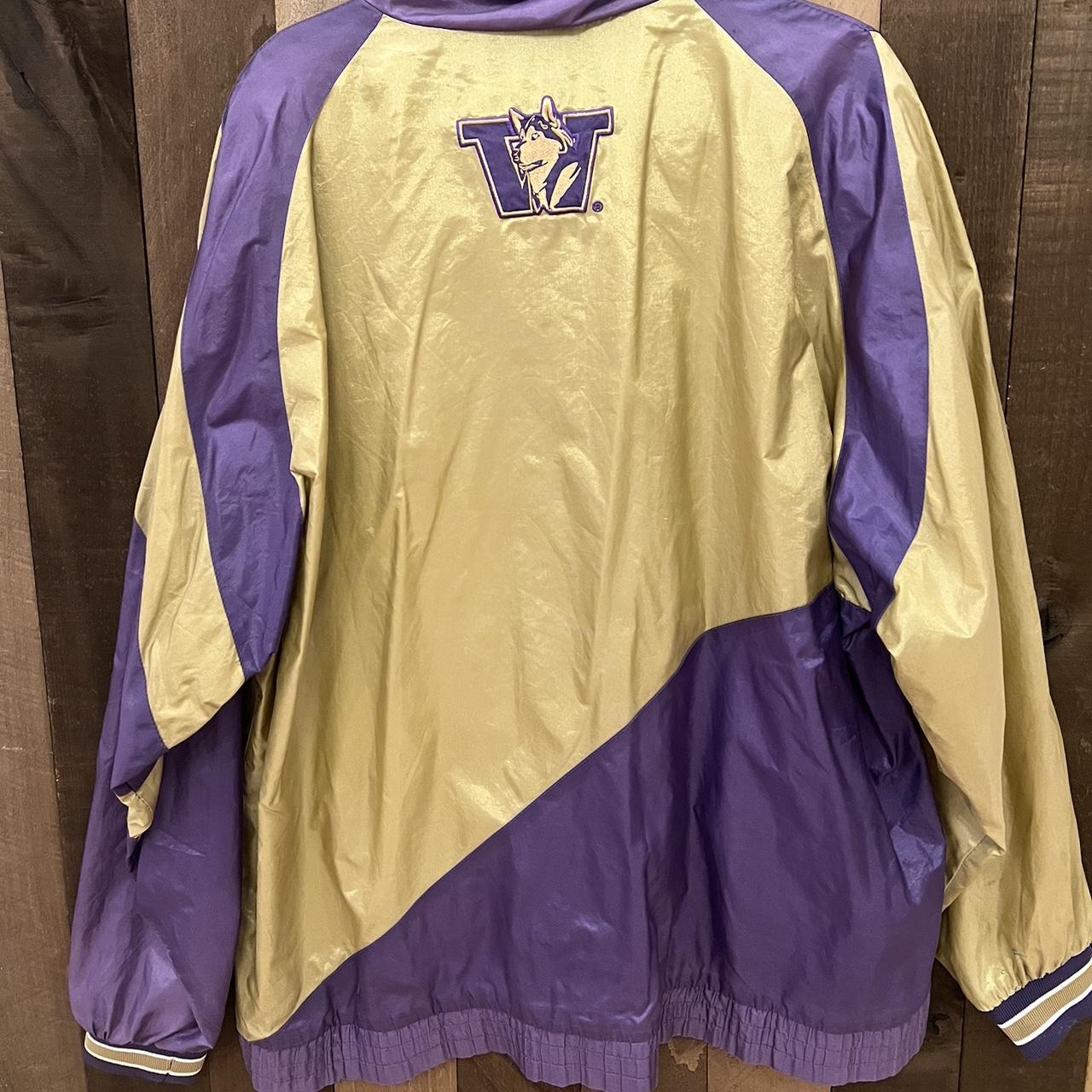 Vintage University of Washington Huskies windbreaker... - Depop