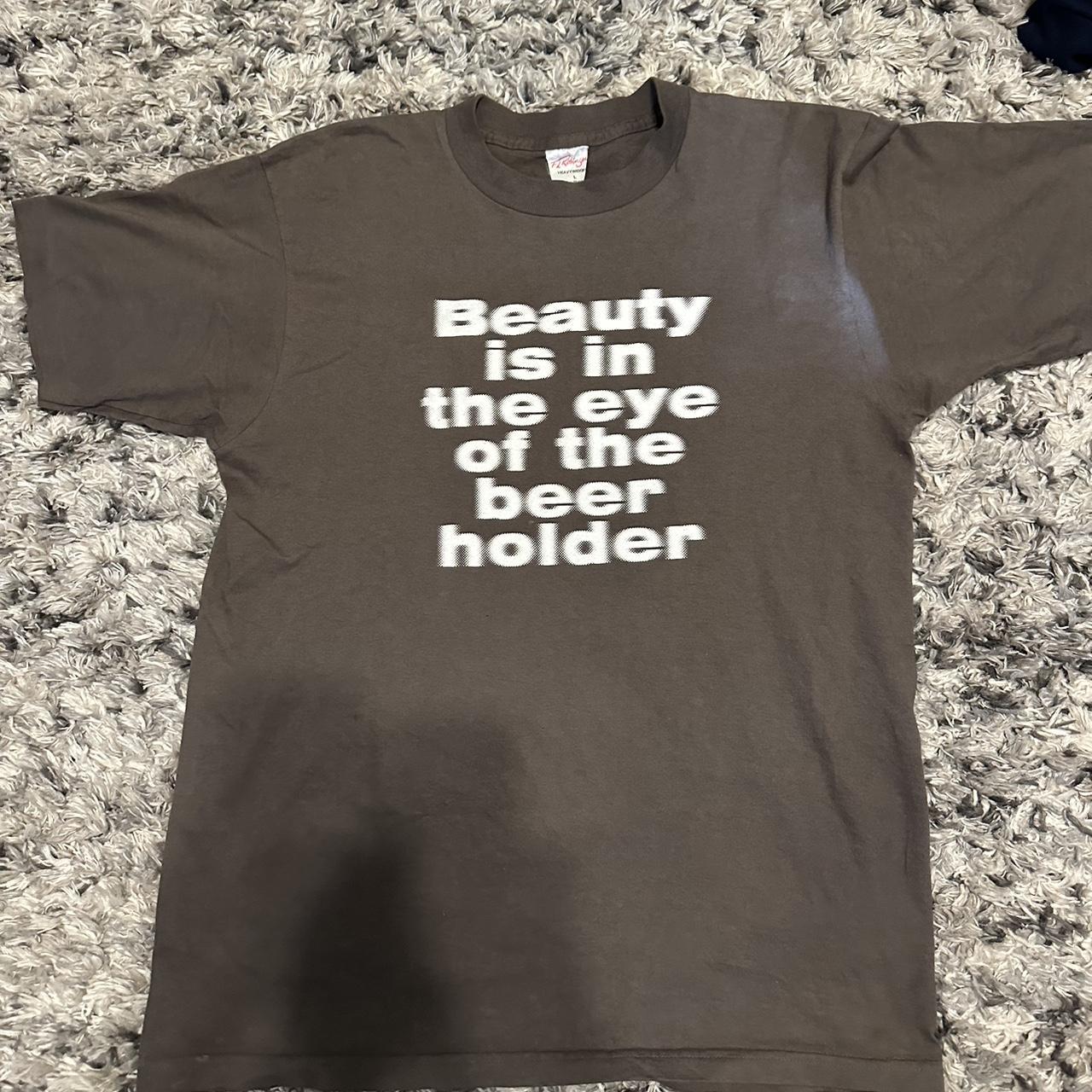 vintage beer comedy tee, this is super sick has... - Depop