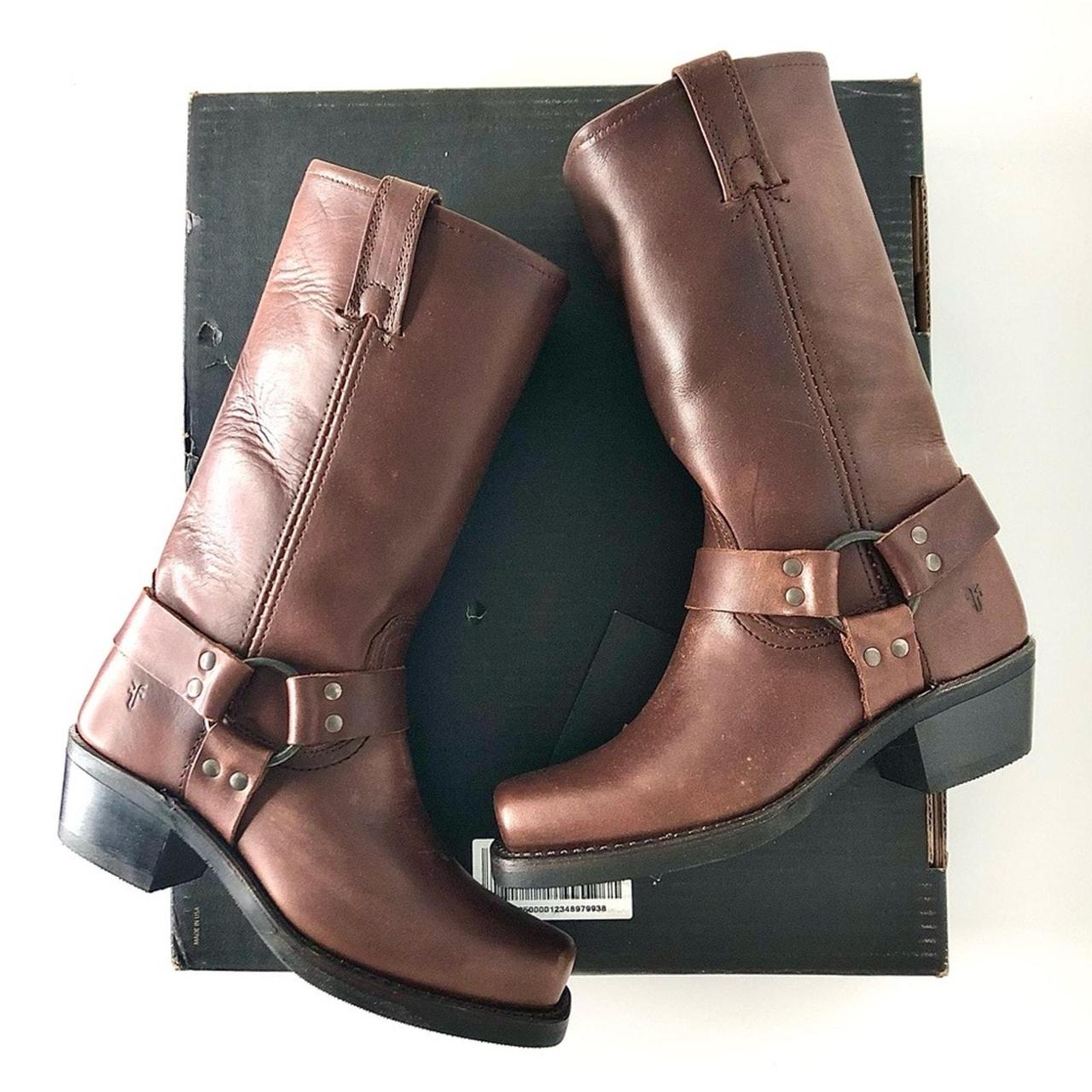 Frye 12R Harness 770298COG New, original box without... - Depop