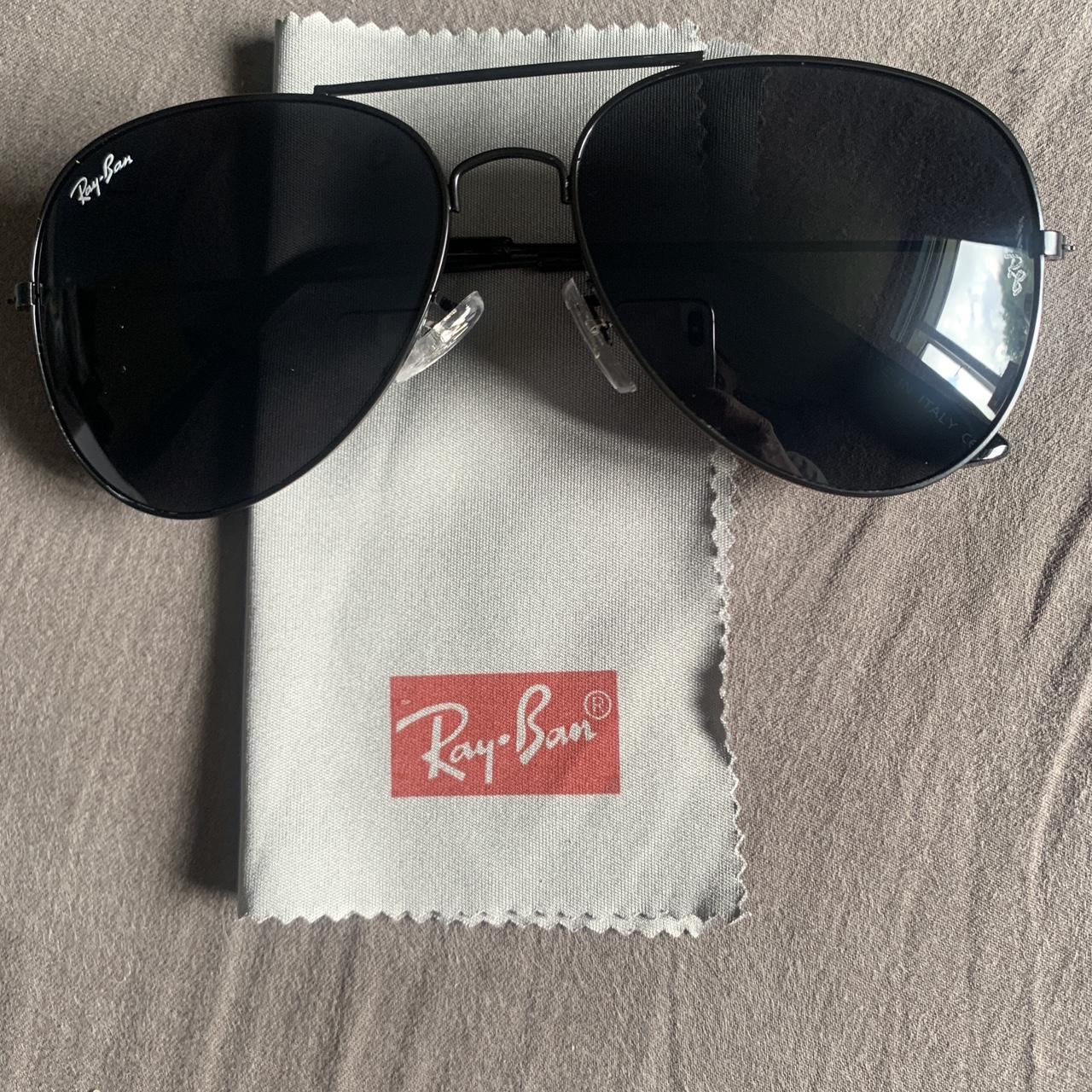 Ray-Ban Men's Black Sunglasses | Depop