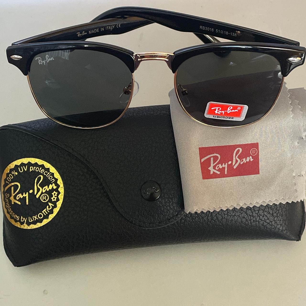 Ray-ban sunglasses, unisex. Model: clubmaster,... - Depop