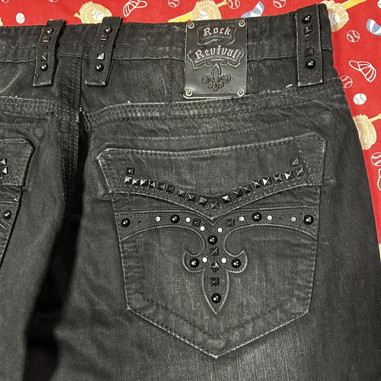 RockRevival Men's Black Jeans | Depop