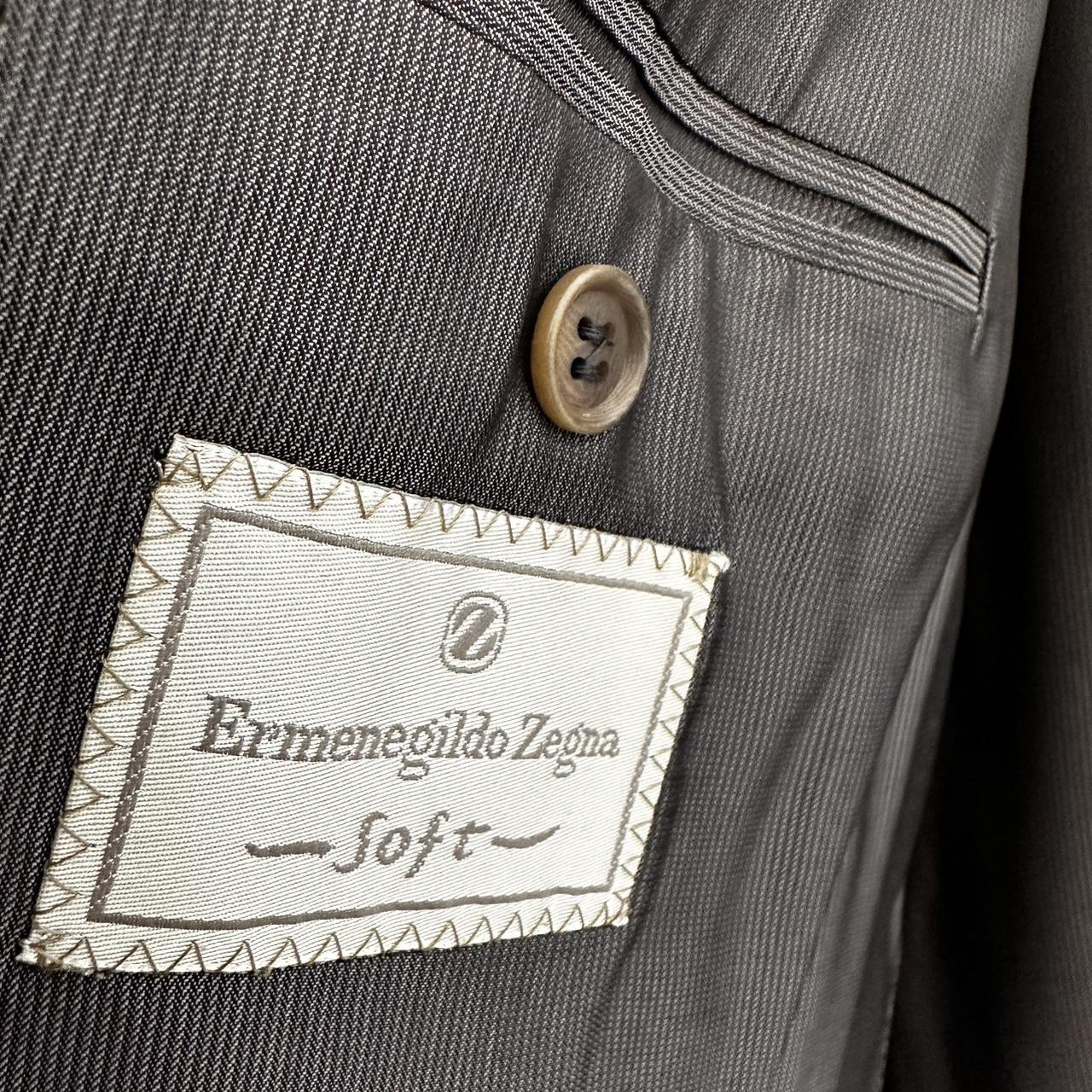 Ermenegildo Zegna Soft Men’s Double breasted grey... - Depop