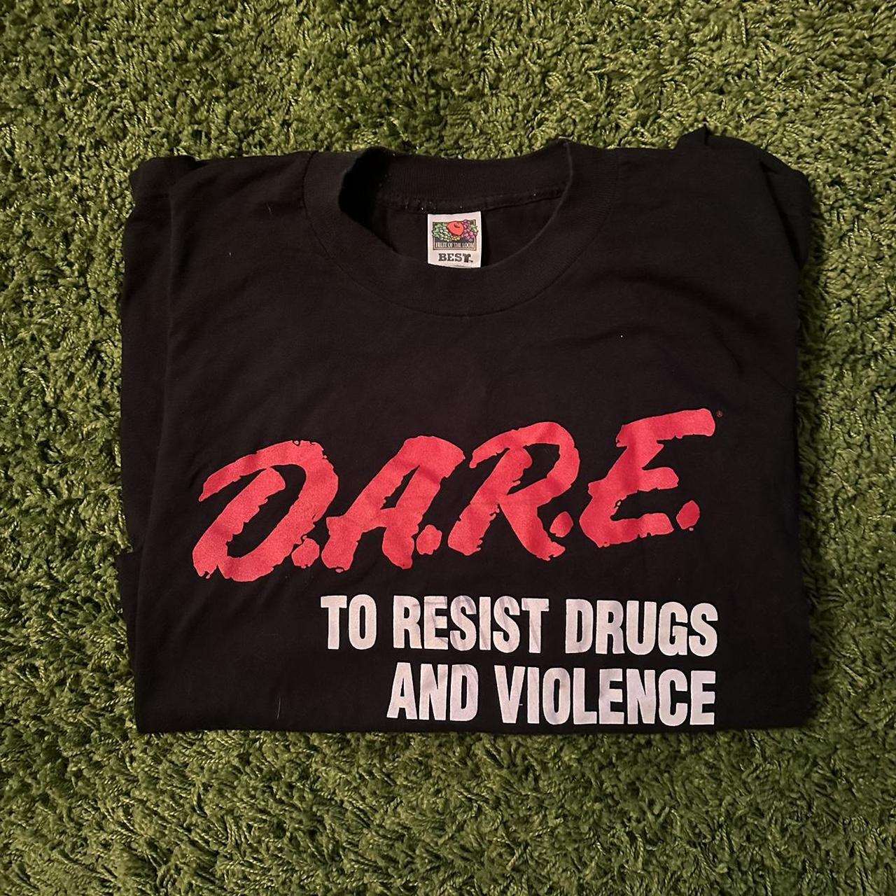 D.A.R.E Tee Size: XL #y2k #dare #streetwear #vintage - Depop