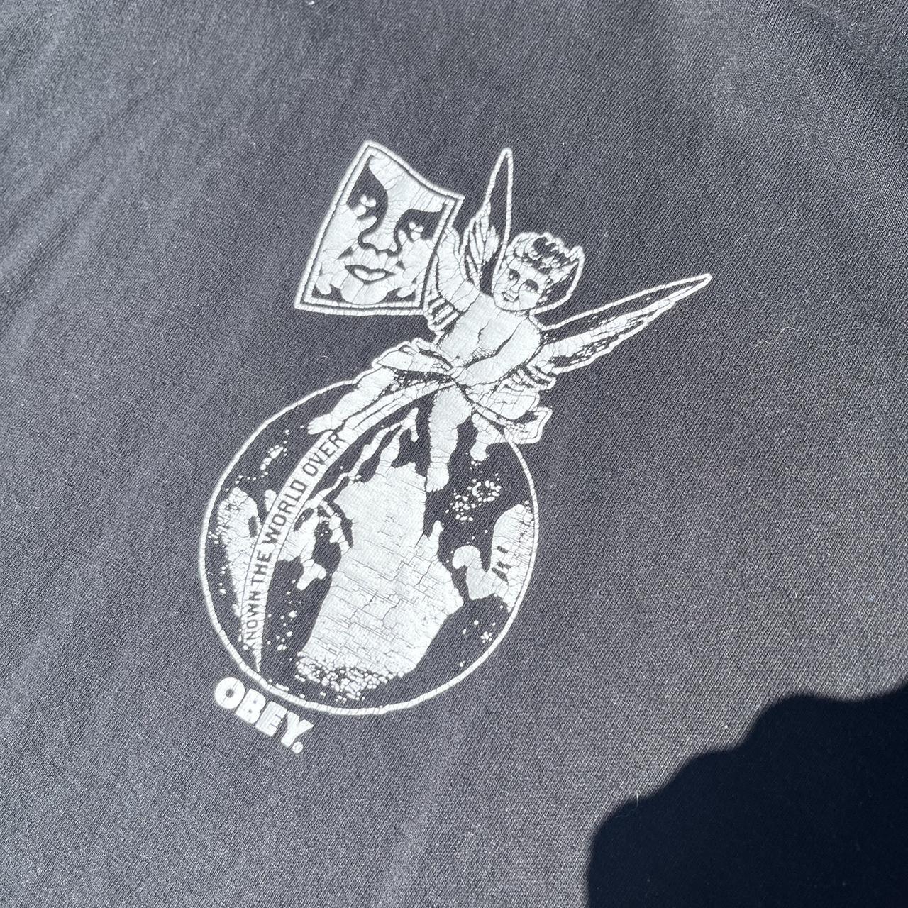 Obey graphic tee - Depop