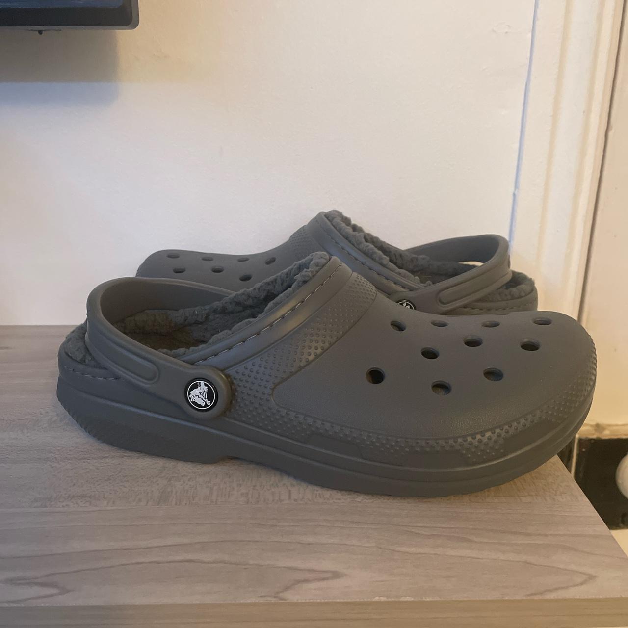 NEW lined crocs m8/w10 - Depop