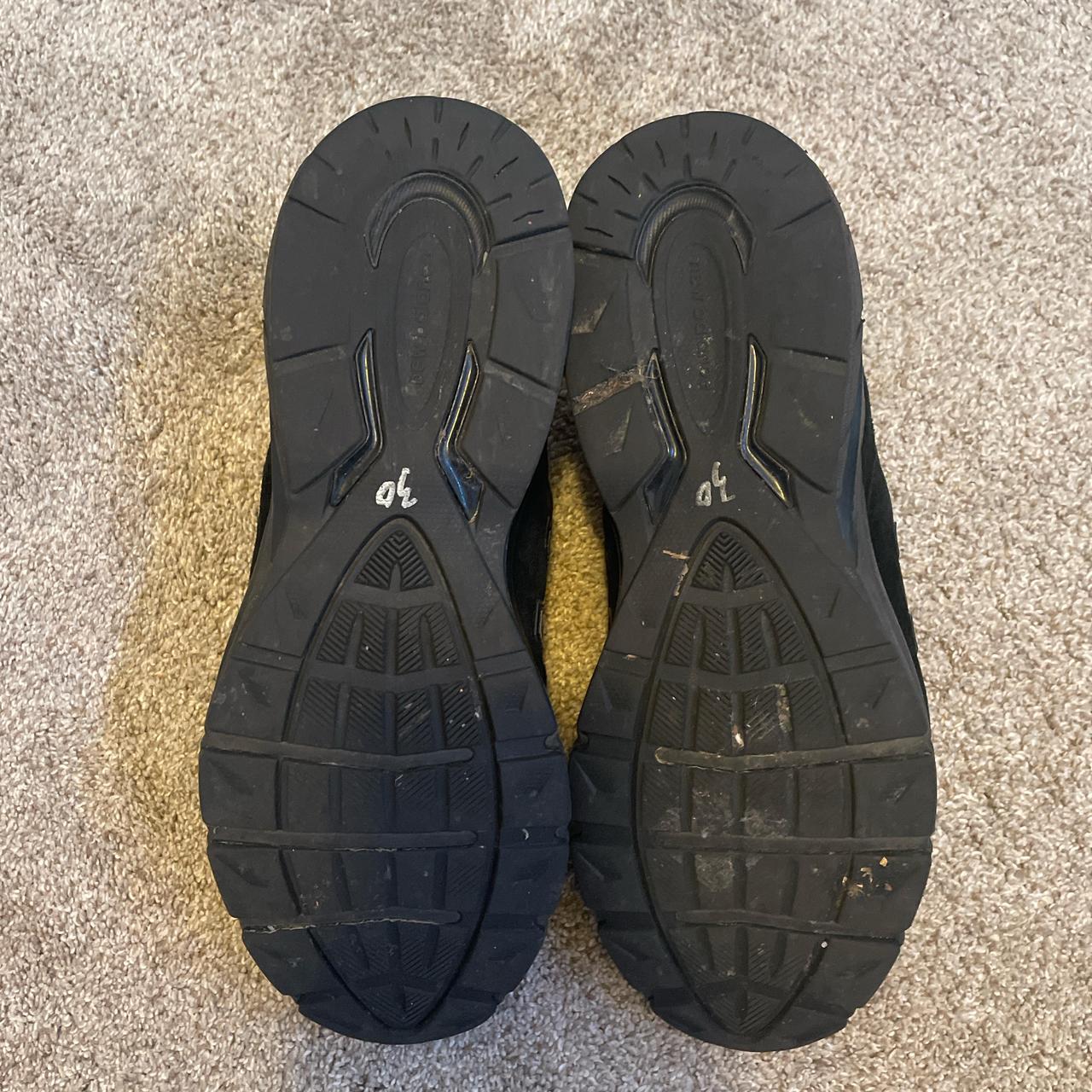 New balance 990 triple black size 10.5 used - Depop