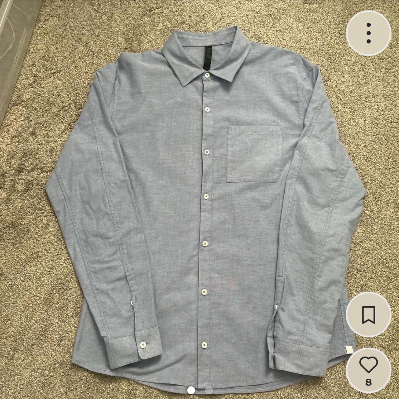 Lululemon button shirt large - Depop