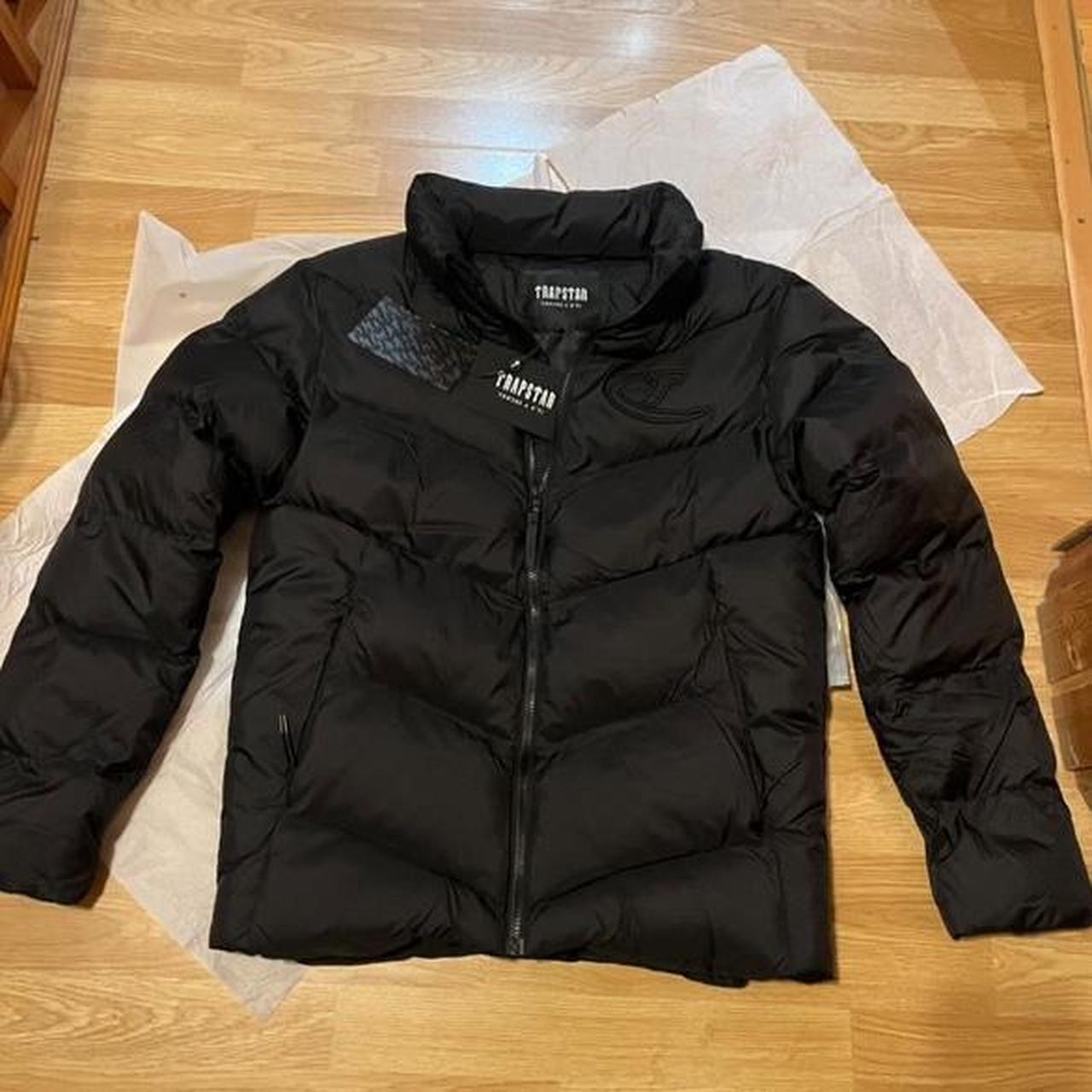 Black Trapstar puffer jacket #pufferjacket Brand new! - Depop