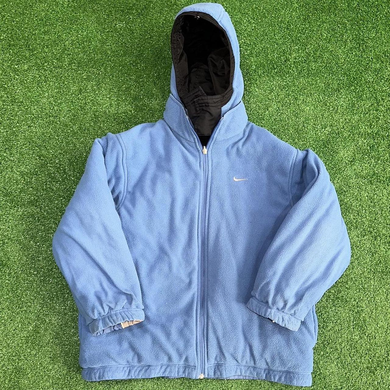 Y2K Reversible Nike Coat Size L (Youth). In good... - Depop