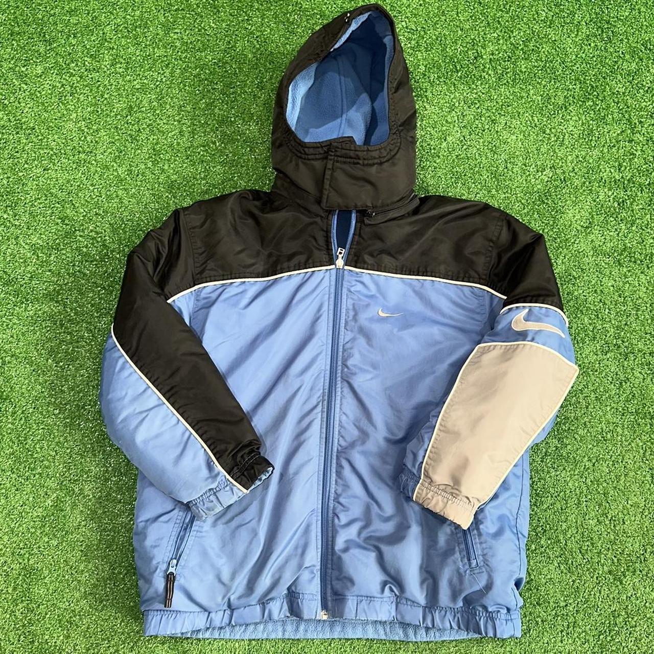 Y2K Reversible Nike Coat Size L (Youth). In good... - Depop