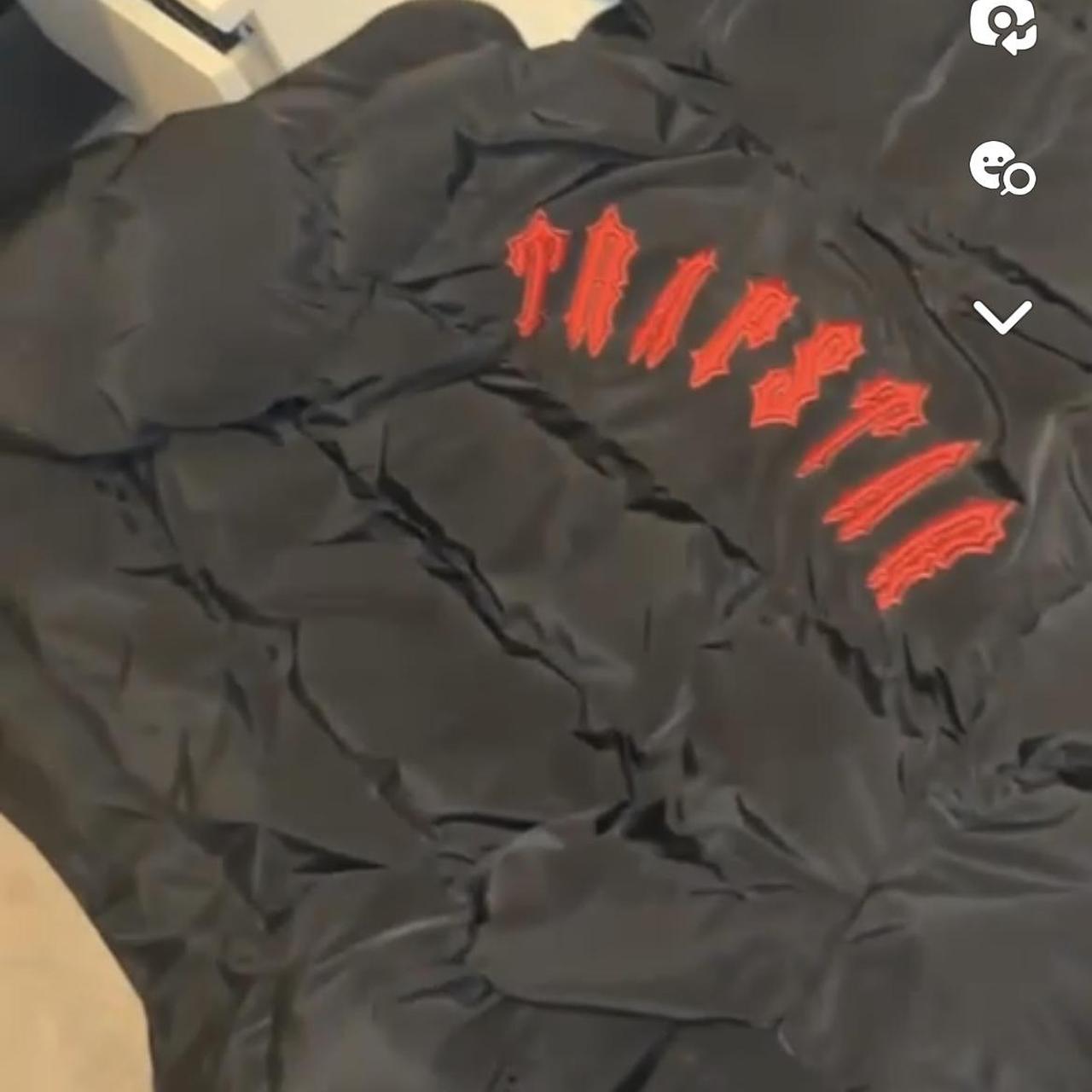 Trapstar coat (Red and black ) - Depop