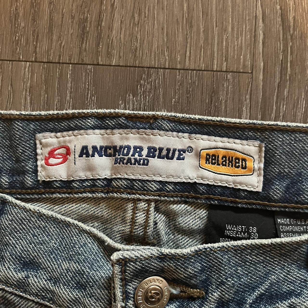 Vintage Anchor Blue (Relaxed fit) Nice baggy... - Depop