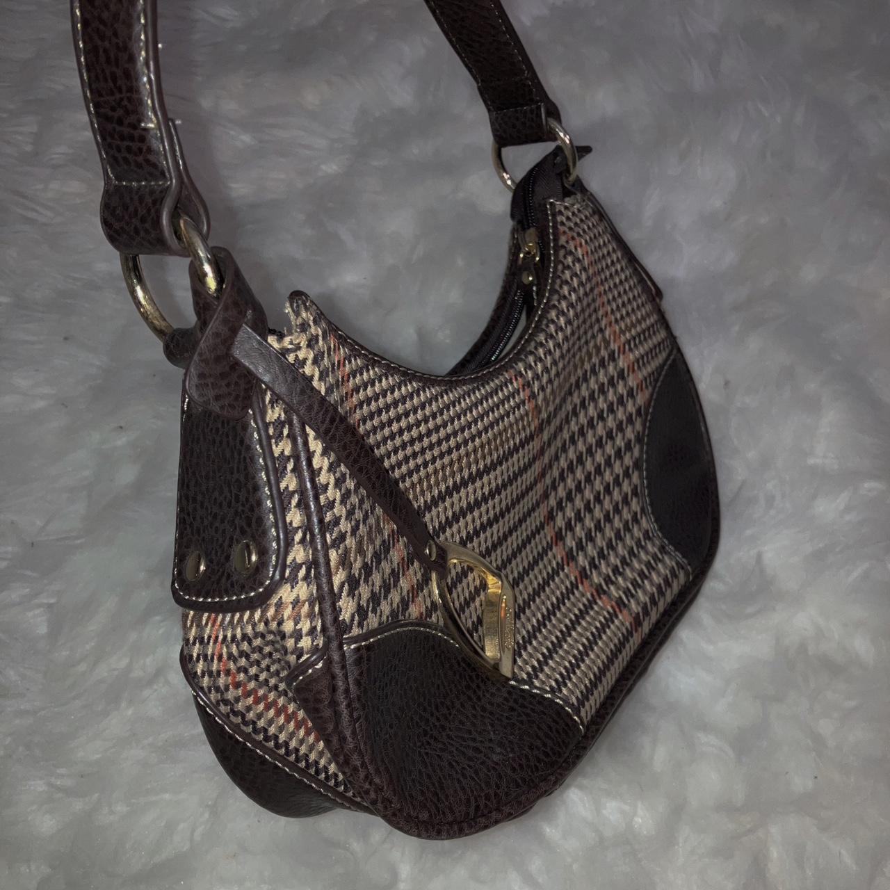 Chaps small purse. Cute chocolate brown with gold... - Depop