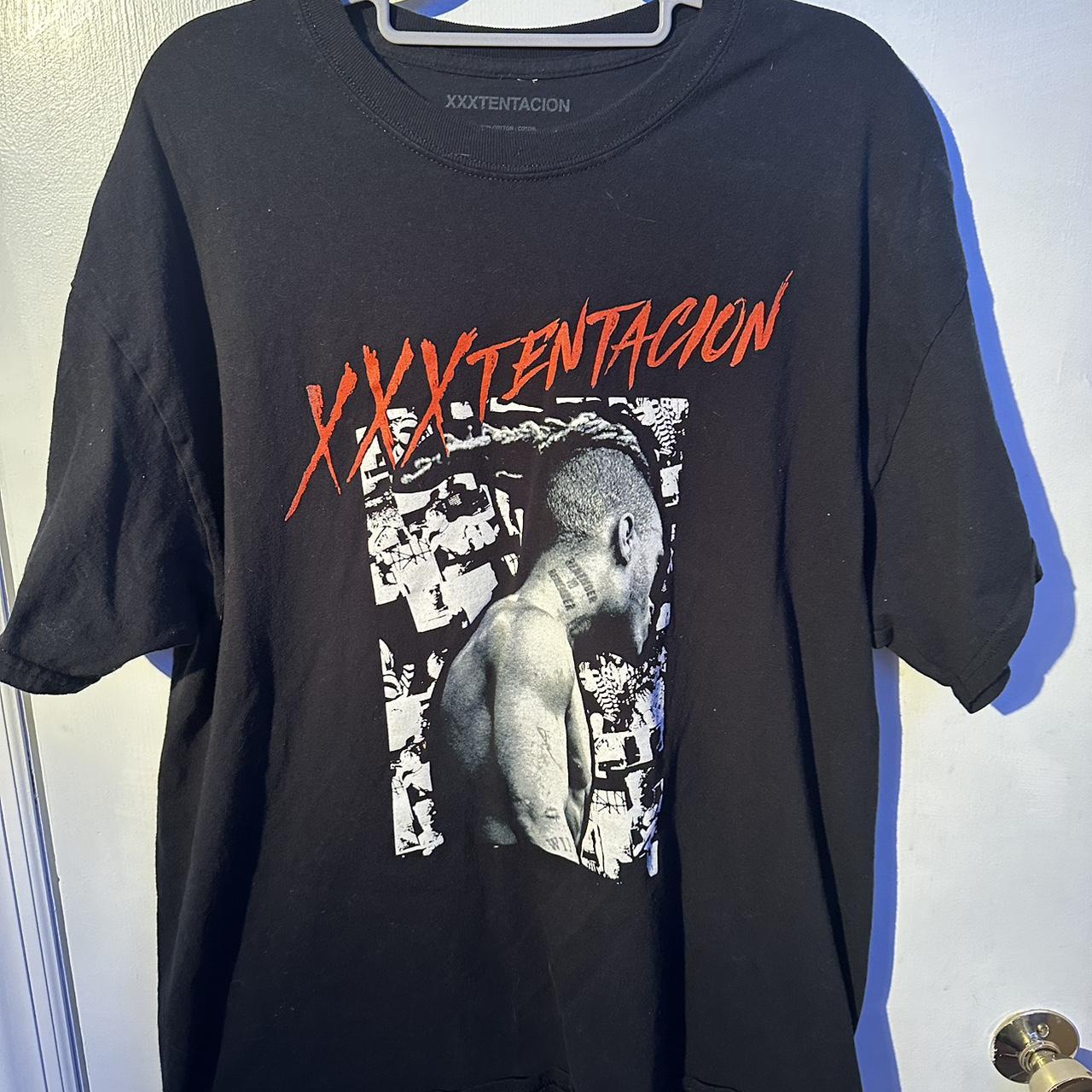 Xxxtentacion shirt. Excellent condition. Size X-Large - Depop