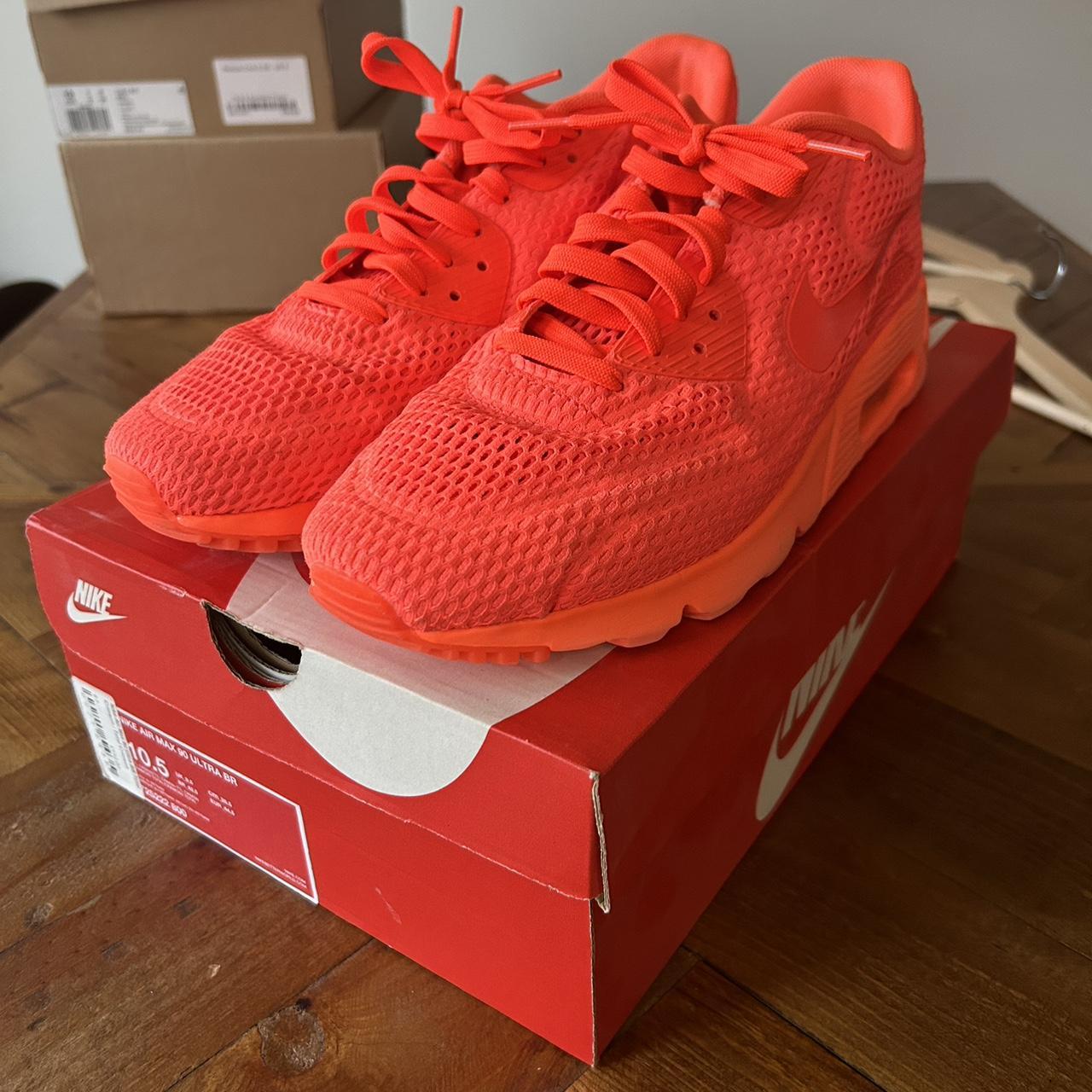 Nike Air Max 90 Ultra Moire UK9.5 Bright Crimson New... - Depop
