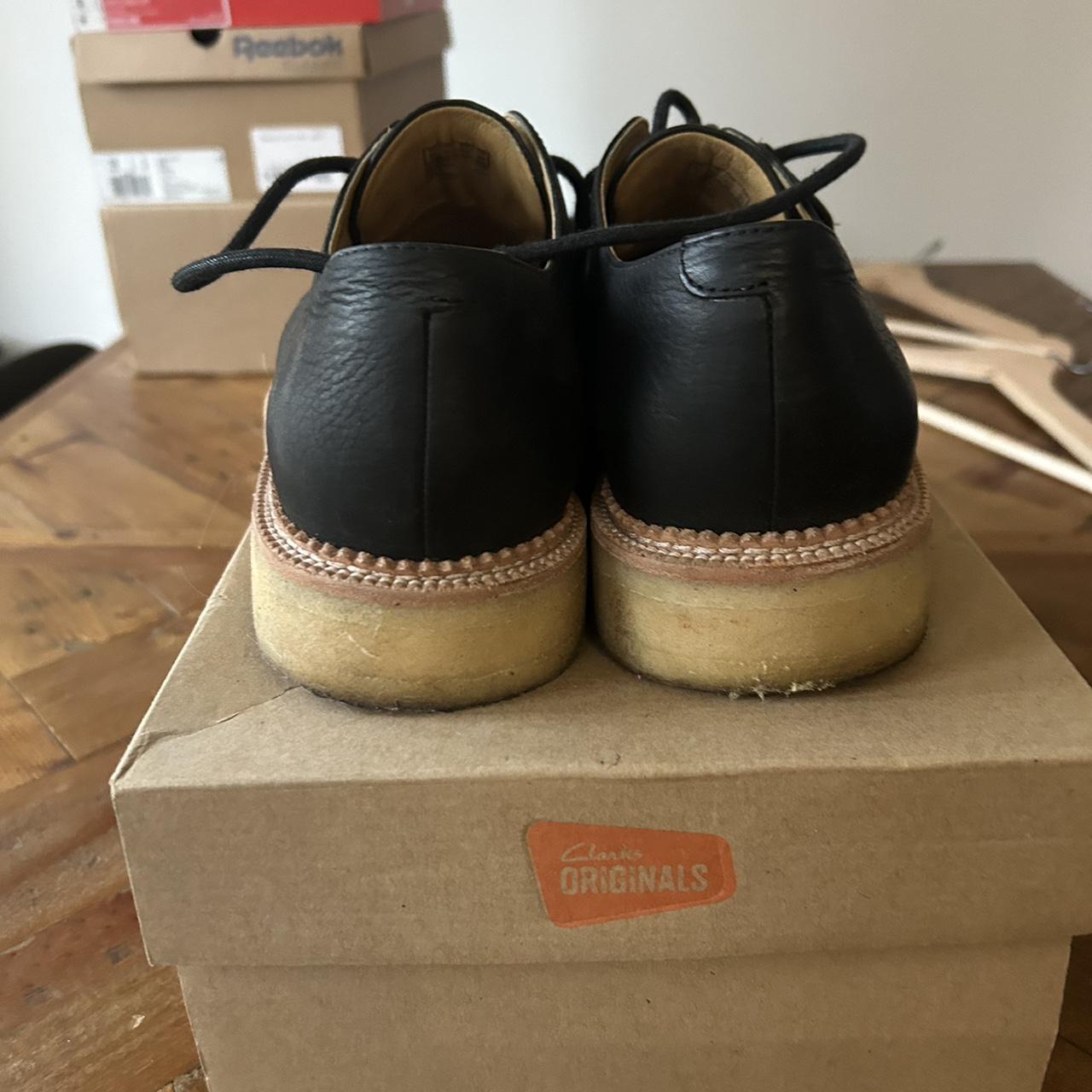 Clark’s Original Beckery Field Creeper Black Leather... - Depop