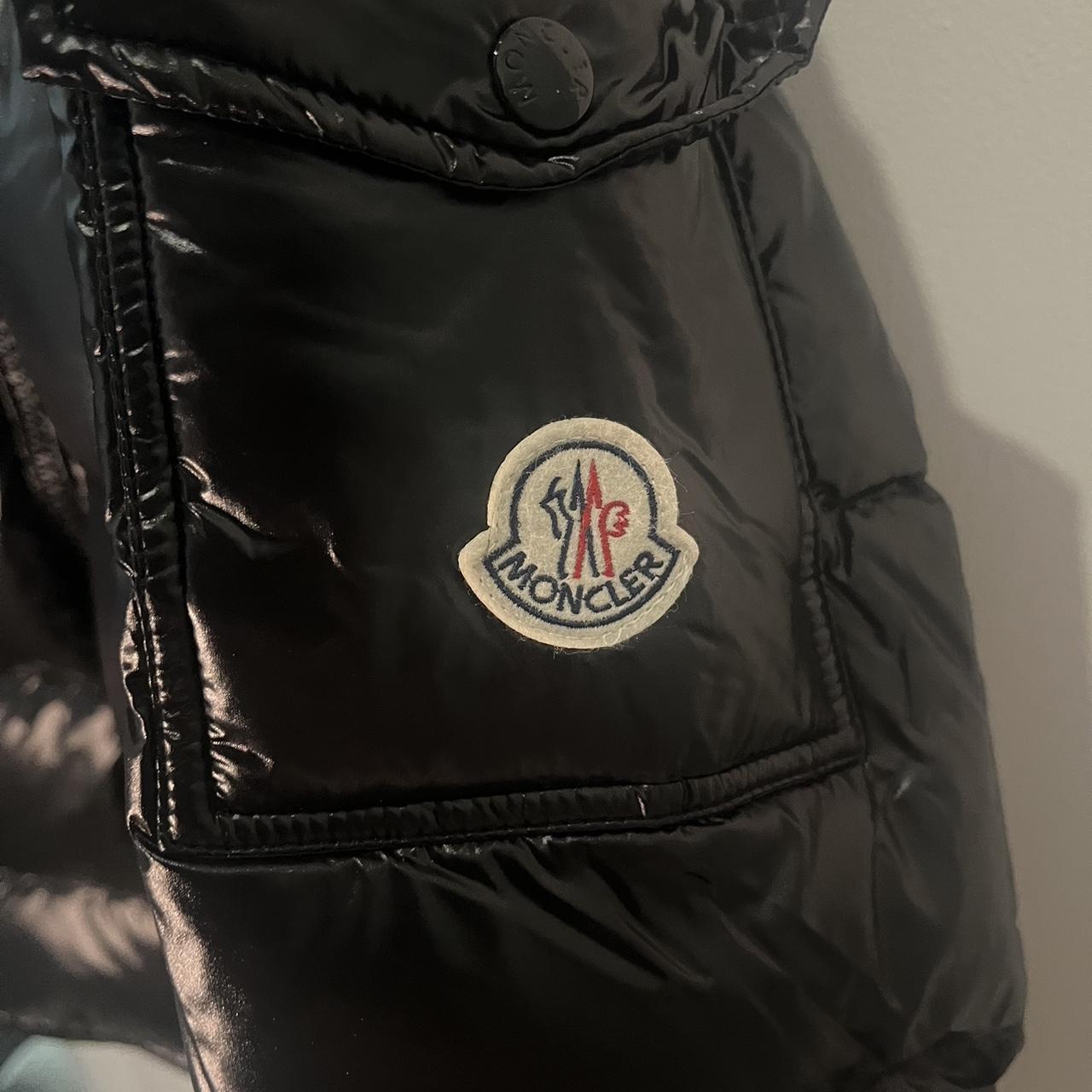 Monclear maya down jacket (black) Trying to quick... - Depop
