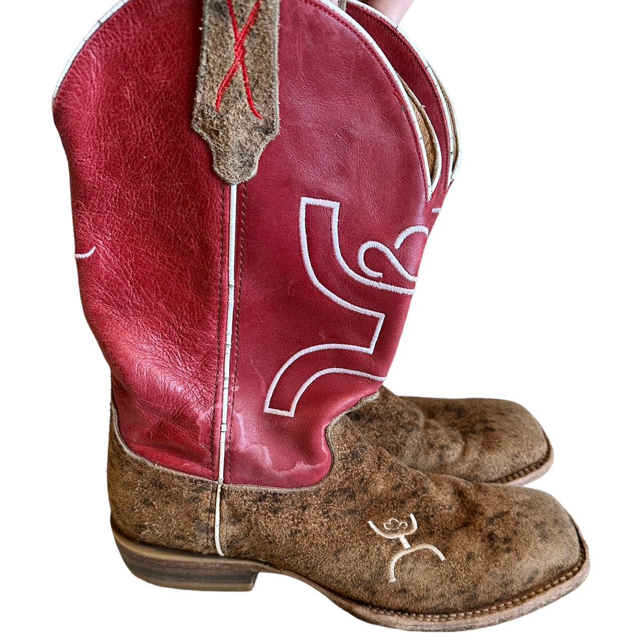Men's HOOey By Twisted X Brown, Red Western Boots... - Depop