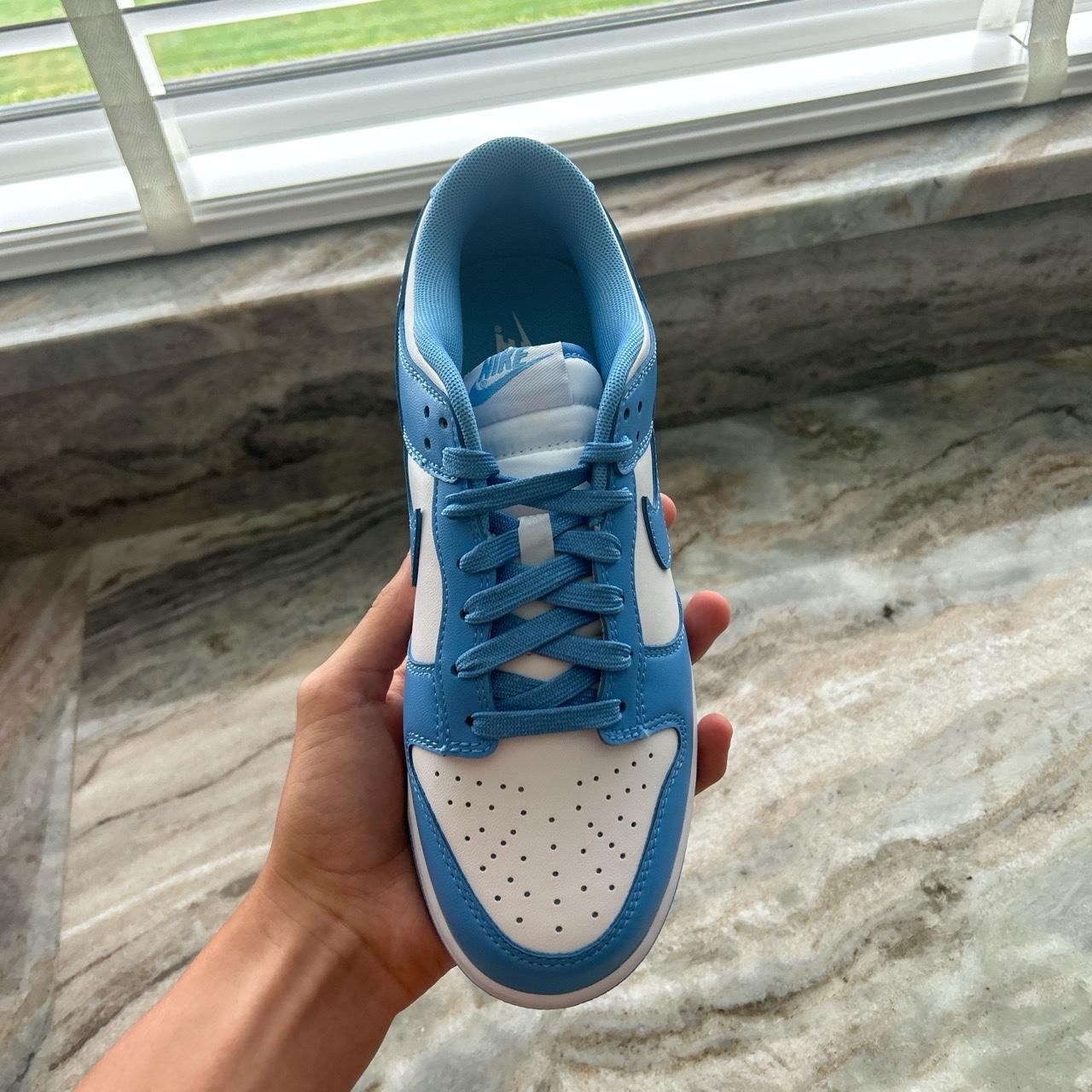 Nike Dunk Low Retro University blue Size... - Depop