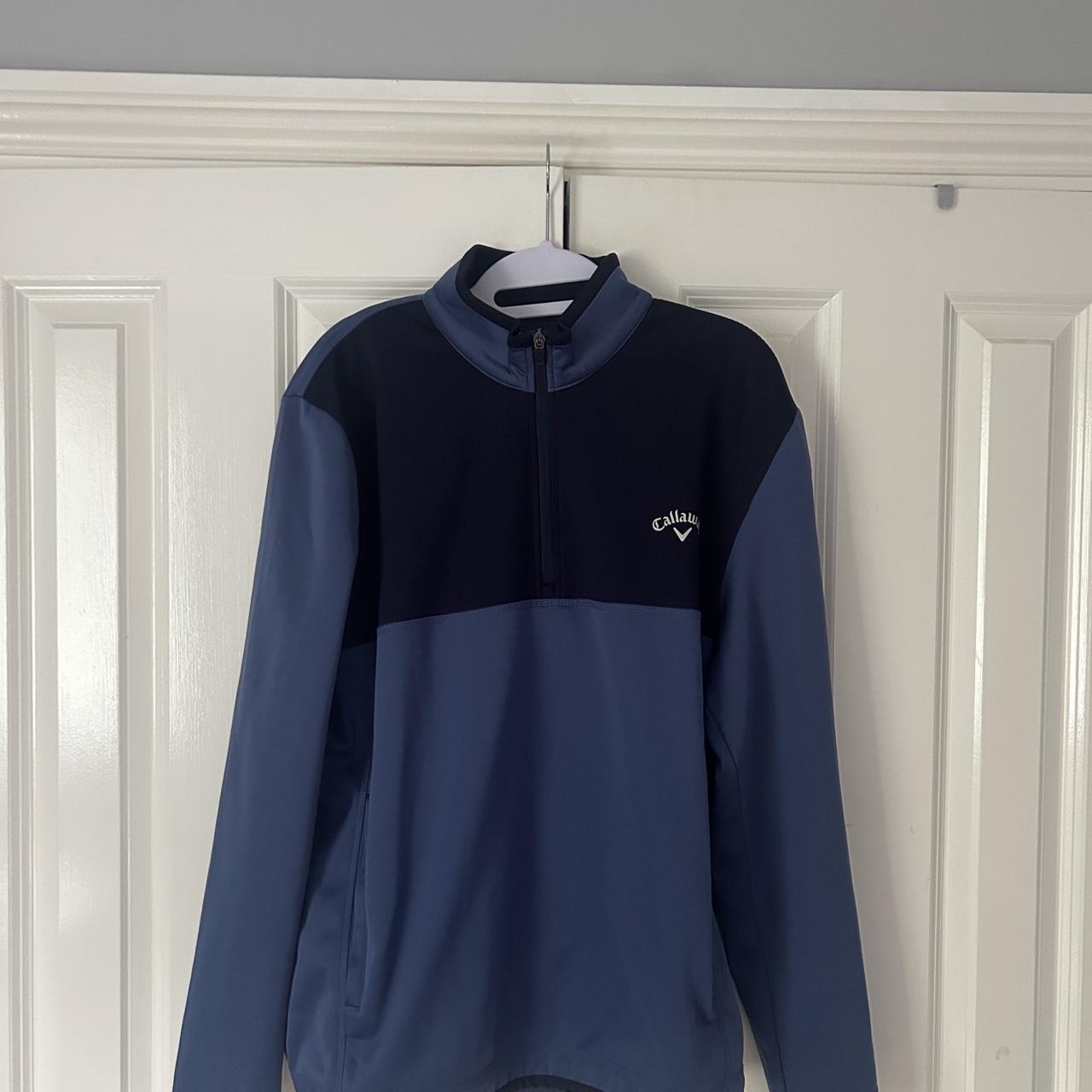 Large Callaway Quarter Zip - Navy Open to offers - Depop