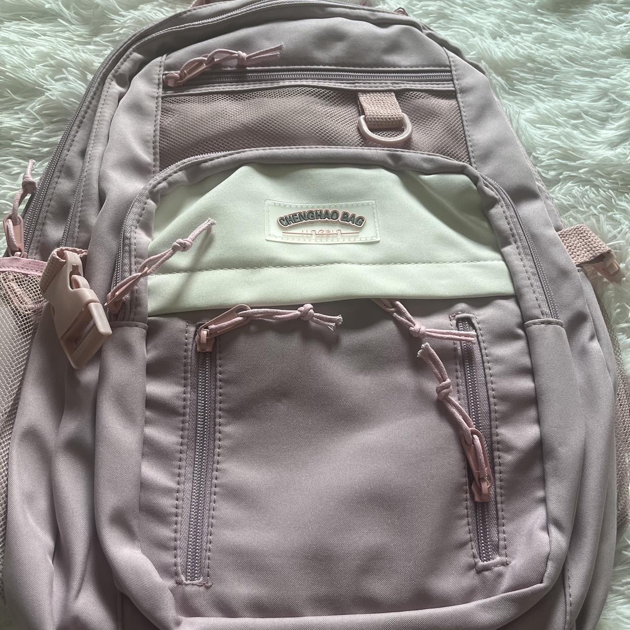 Graphic book bag - multiple compartments - Depop