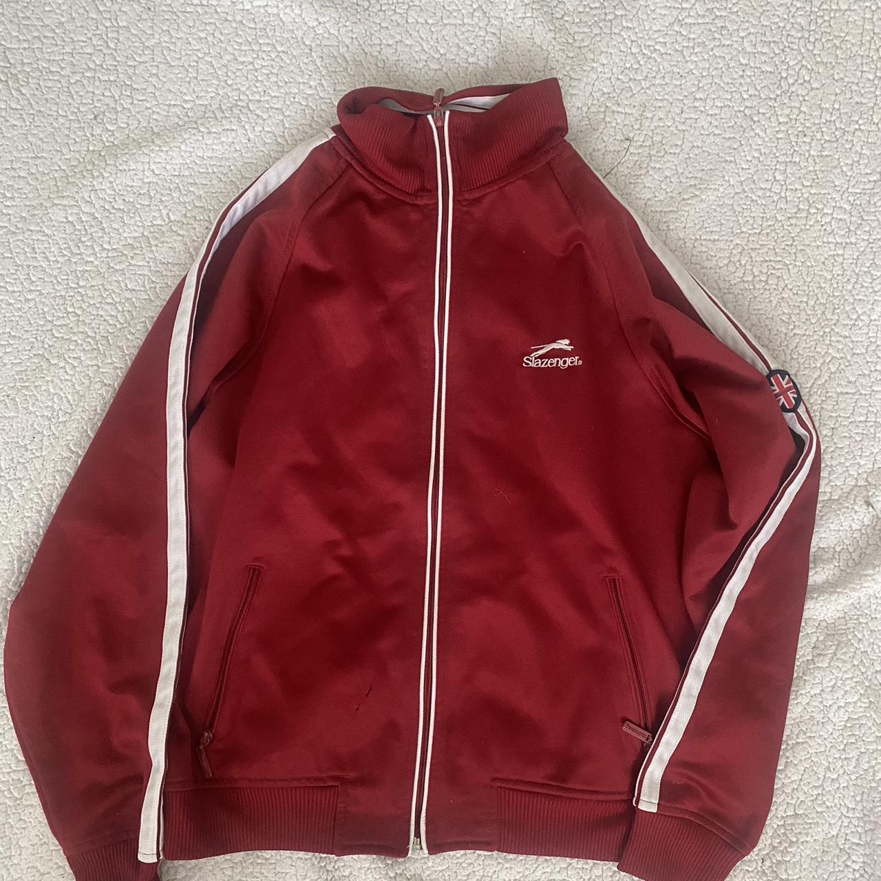 Slazenger zip up jumper Limited Edition, nice... - Depop