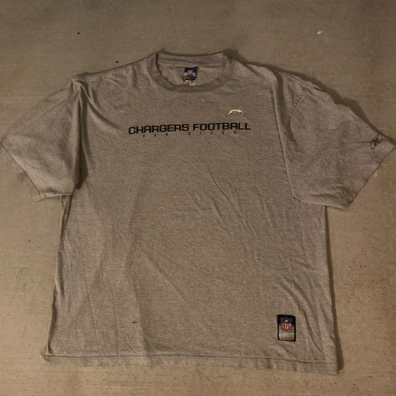 RARE VINTAGE REEBOK NFL COLLAB GRAY TEE 🔥 SIZE 3XL... - Depop