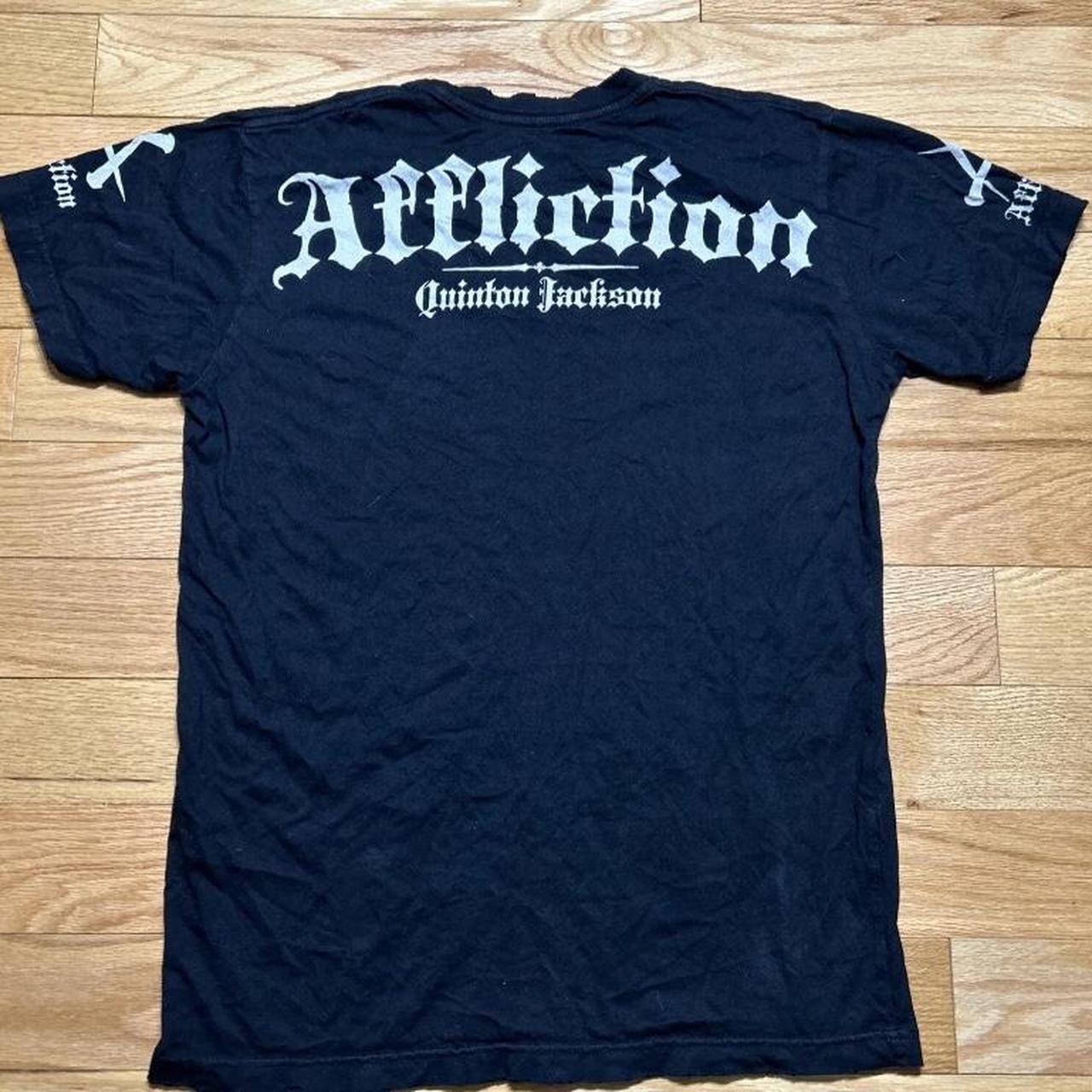 Affliction rampage jackson shirt seen on hackledown... - Depop