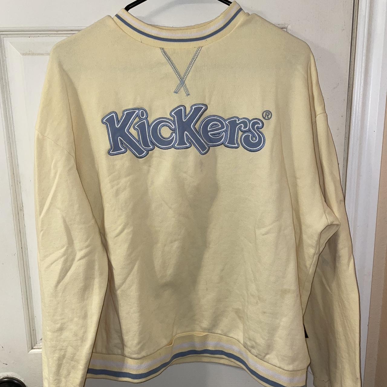 Very stained kickers sweatshirt I genuinely don’t... - Depop