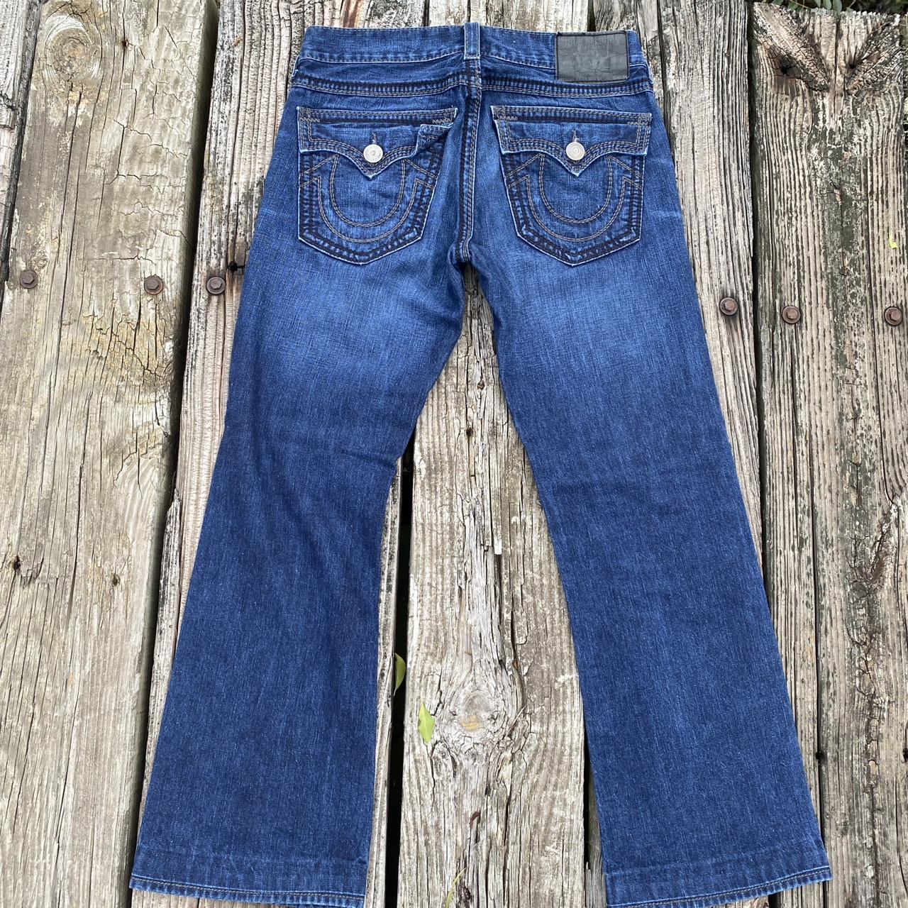 True Religion Big QT billy dark blue jeans Big... - Depop