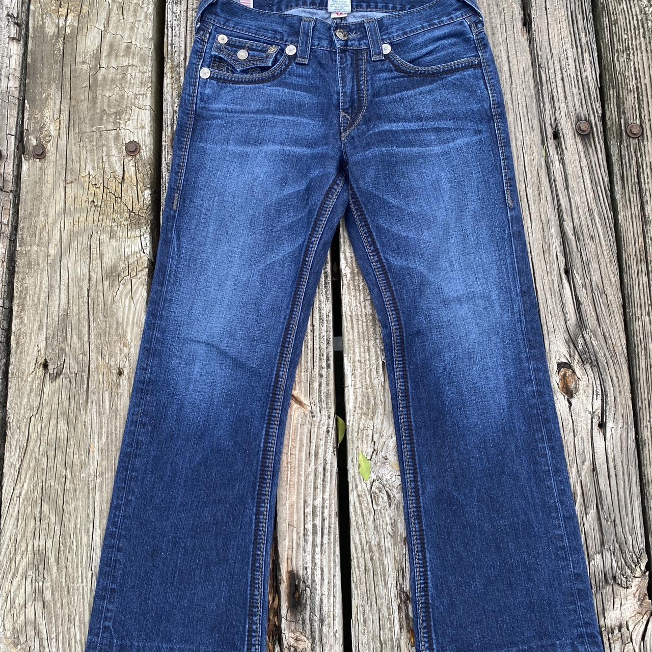 True Religion Big QT billy dark blue jeans Big... - Depop