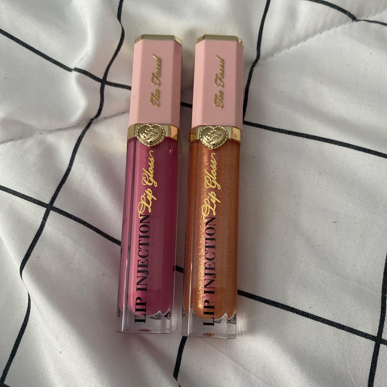 Too Faced Gold and Pink Makeup | Depop