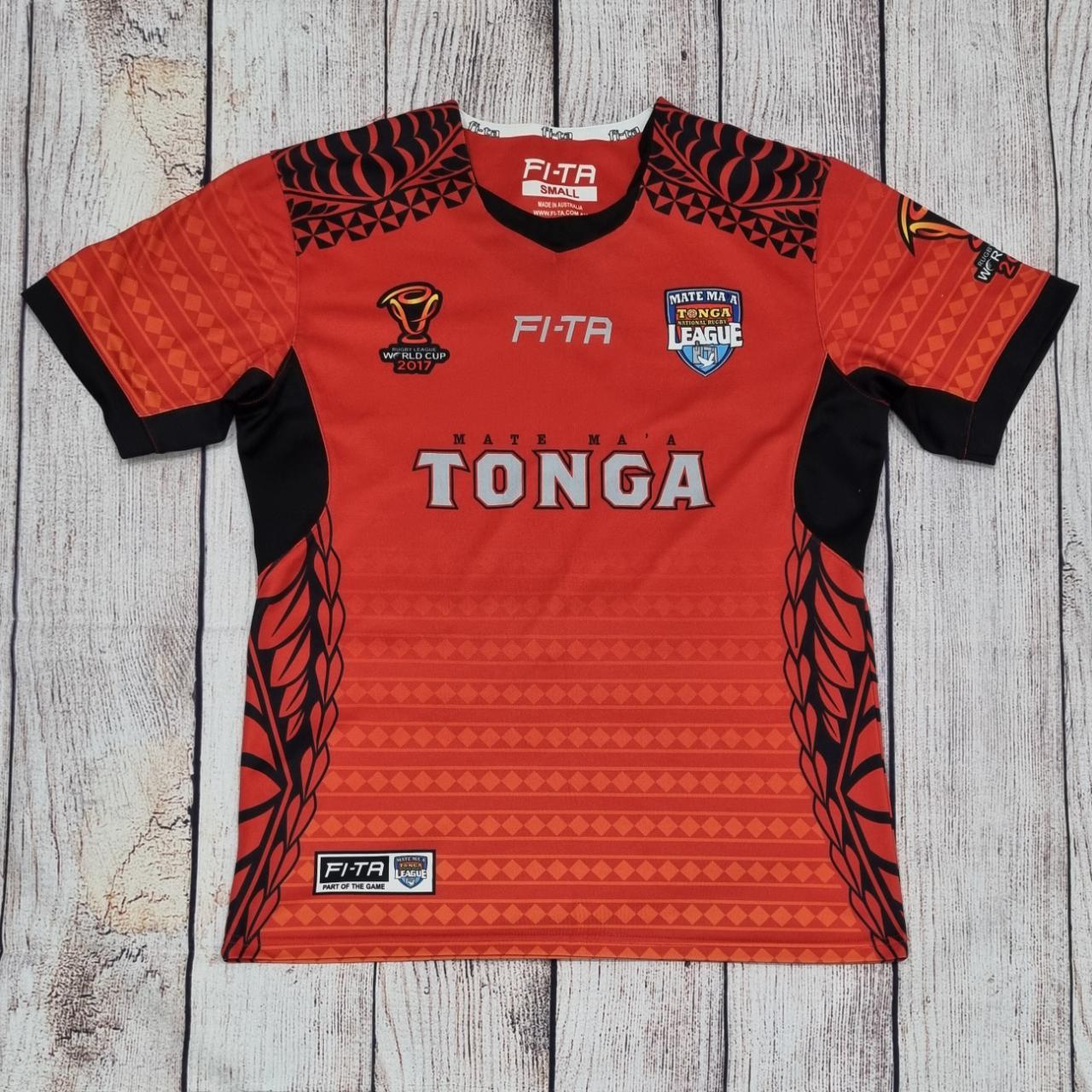 2017 Tonga Rugby League World Cup Home Jersey Mens... - Depop