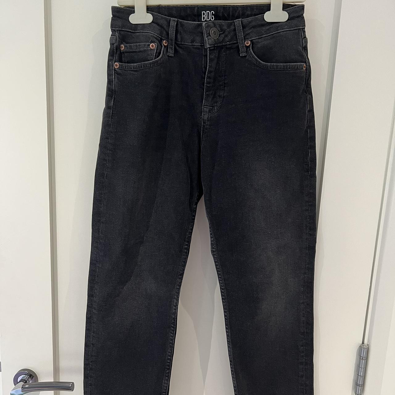 Black raw hem BDG jeans from urban outfitters... - Depop