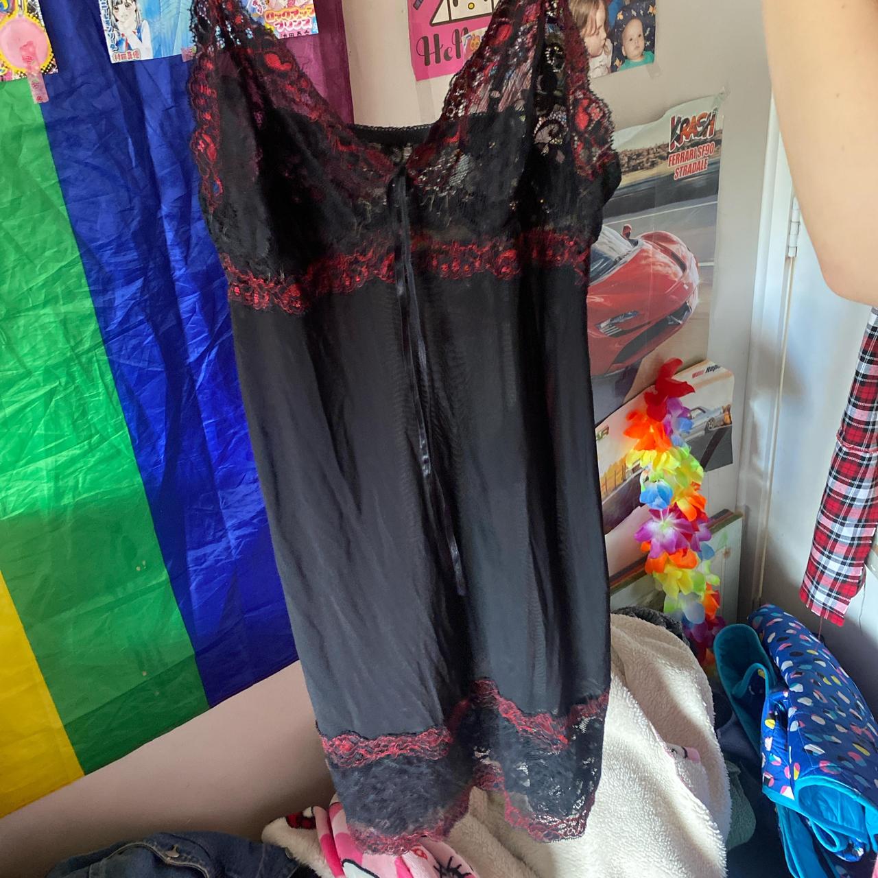 lace mesh night dress - so adorable brands essence... - Depop