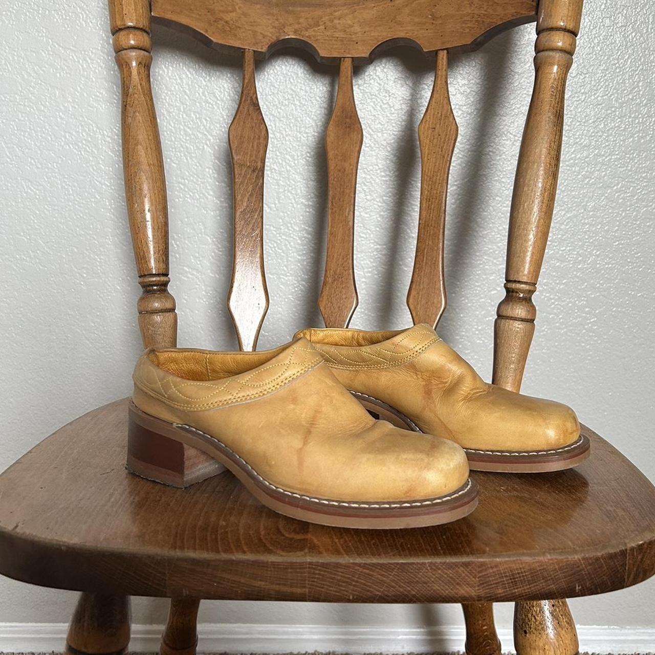 Rare banana Frye clogs! So insanely cute and... - Depop