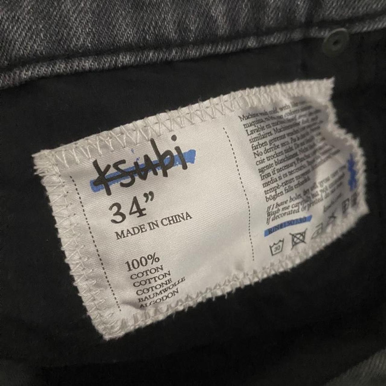 Grey Ksubi jeans size 34 - Depop