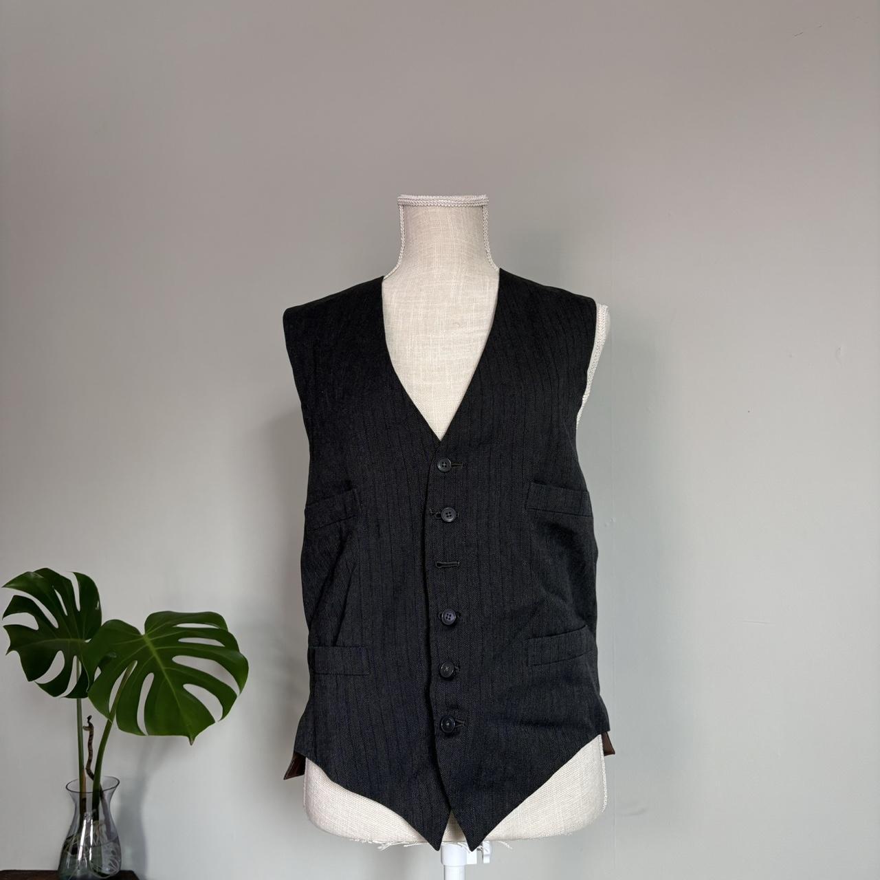 Men’s Vest One button is missing Obviously super... - Depop