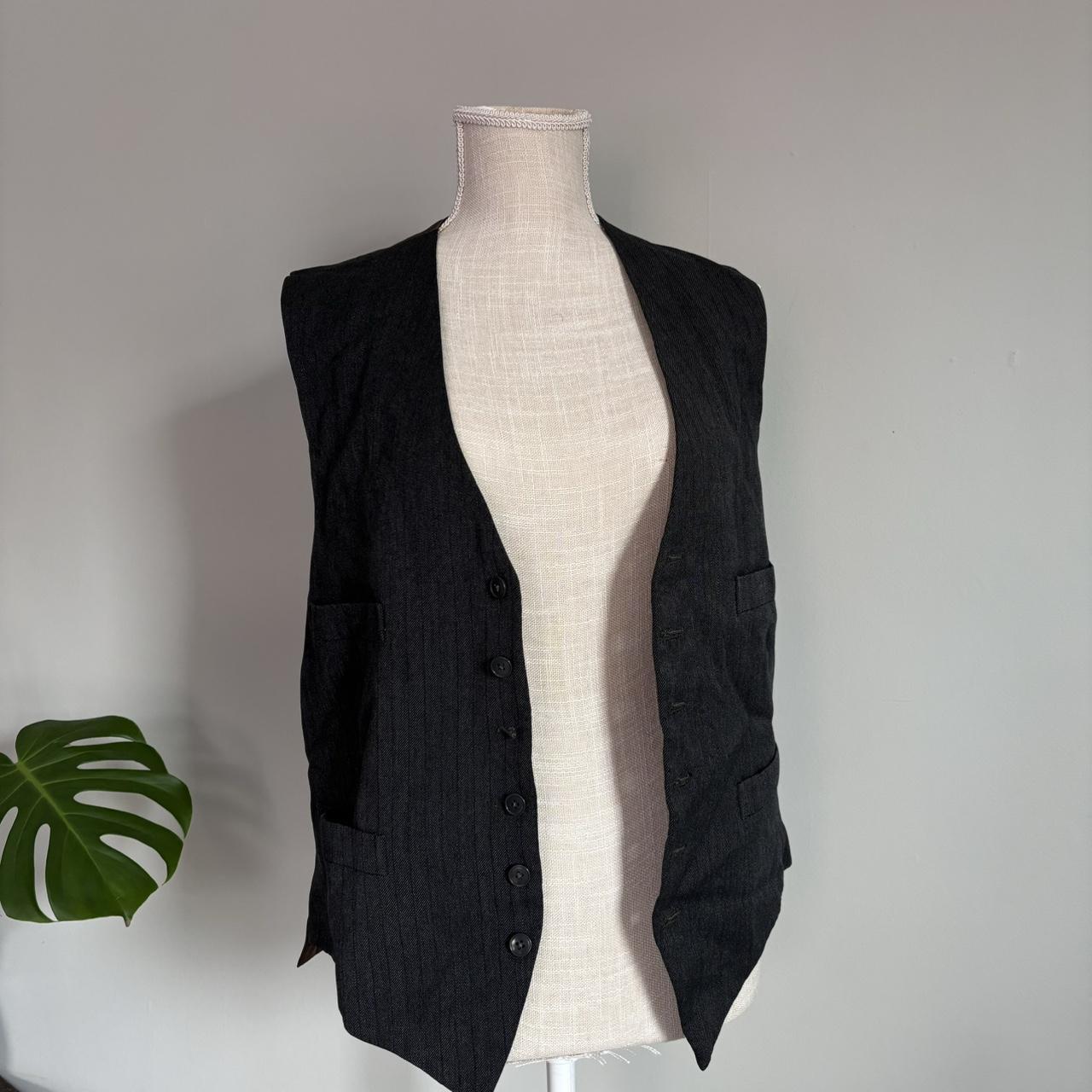 Men’s Vest One button is missing Obviously super... - Depop