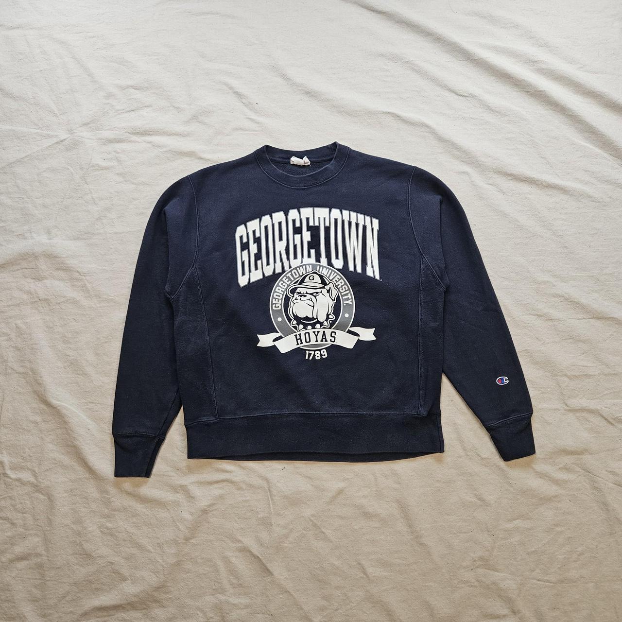 Georgetown sweatshirt Champion reverse weave Super... - Depop
