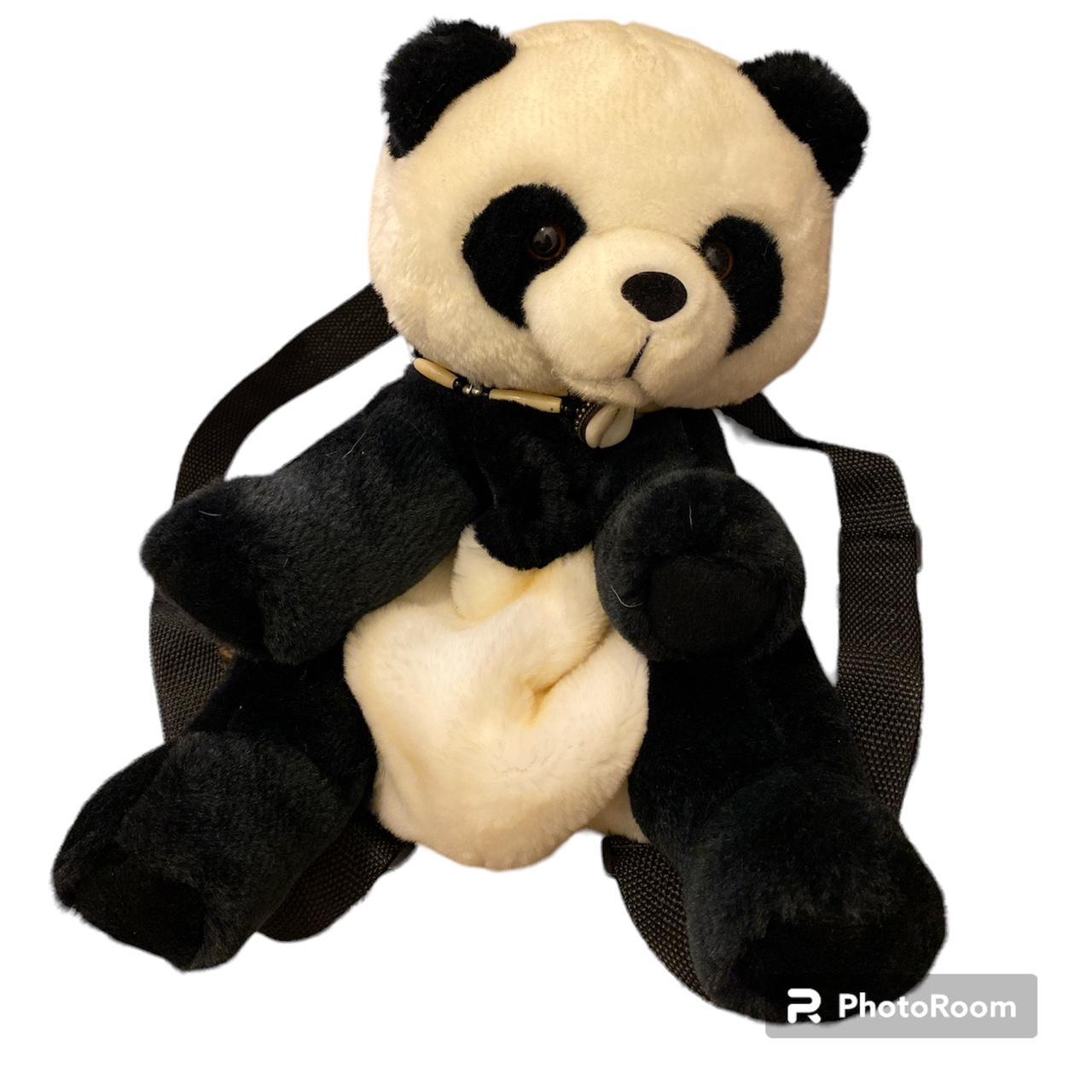 Extremely cute panda stuffed animal backpack - Depop