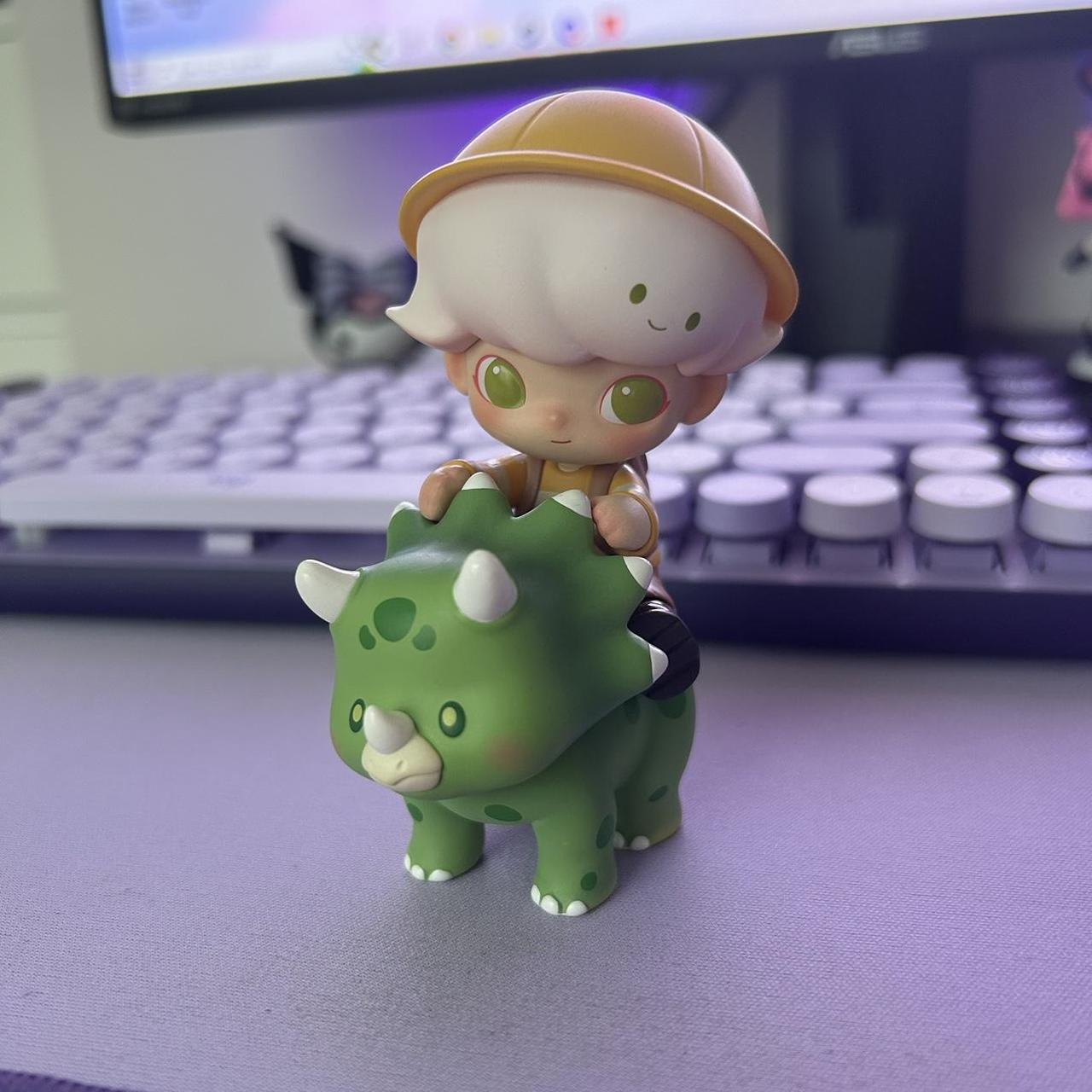 Popmart Dimoo Baby dinosaur knight Dimoo Jurassic... - Depop