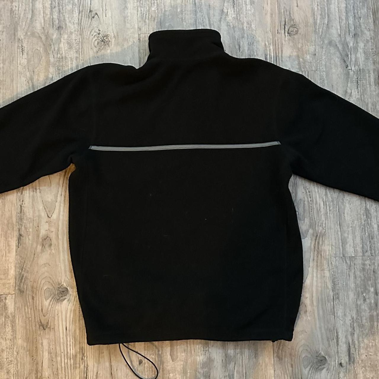 cool black half zip size large - Depop