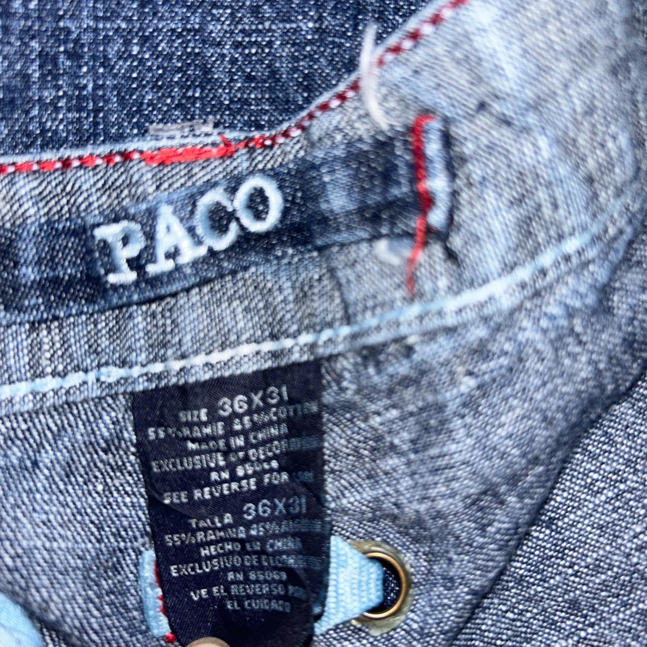 SUPER CRAZY RARE PACO JEANS BAGGY ASL WITH SO MUCH... - Depop