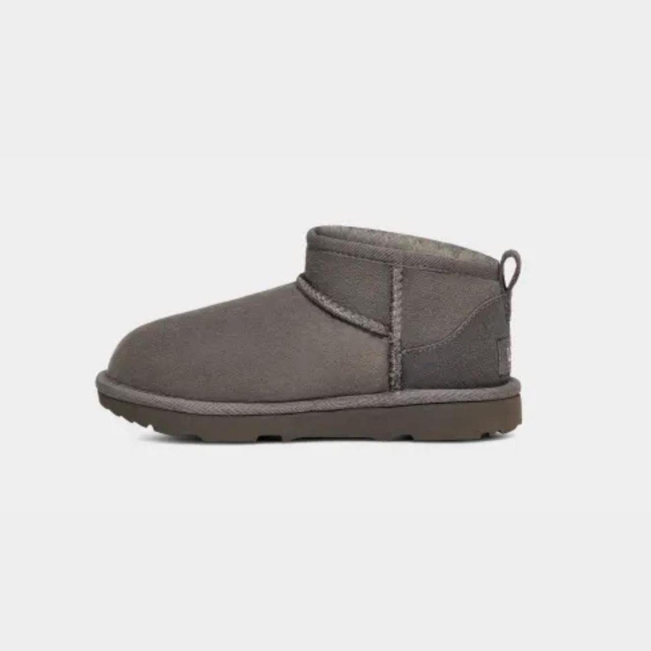 Classic ultra mini grey uggs size 7 WILL SHIP THESE... - Depop
