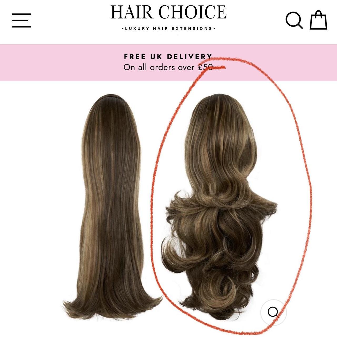 HAIR CHOICE Ponytail Curly Hair extensions! NEVER... - Depop