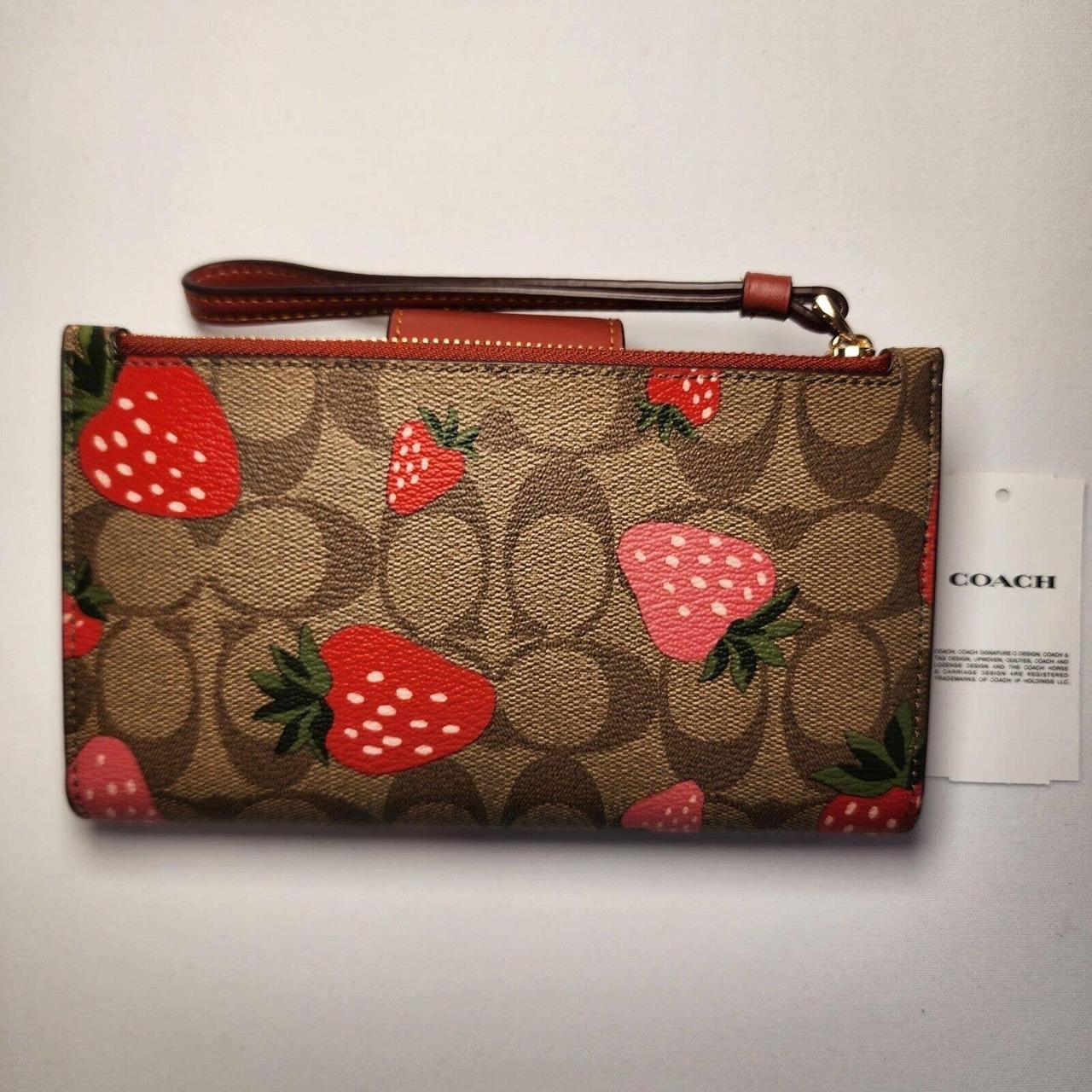 COACH TECH WALLET IN SIGNATURE CANVAS WITH WILD... - Depop