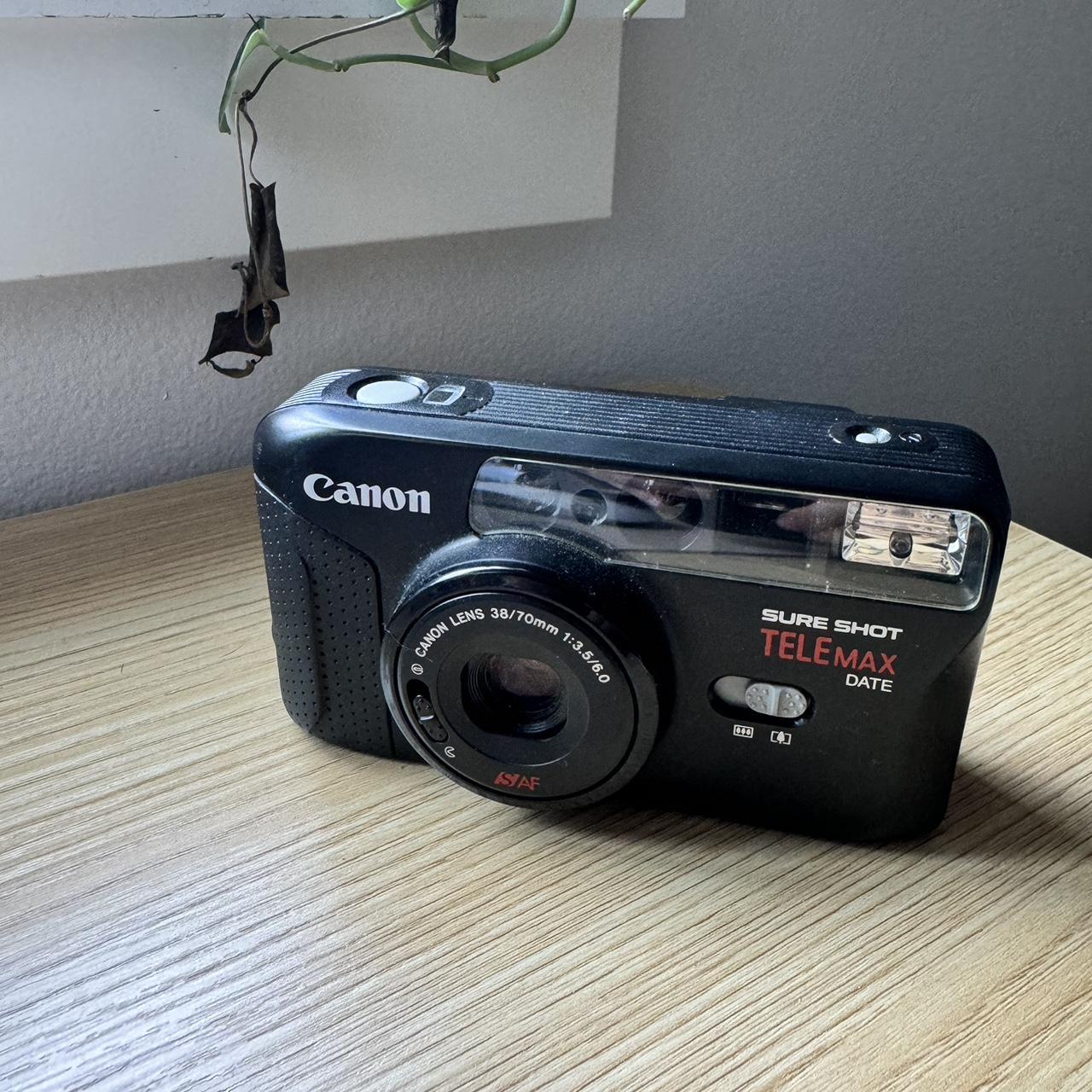 Canon Sure Shot Telemax 35mm film camera with... | Depop